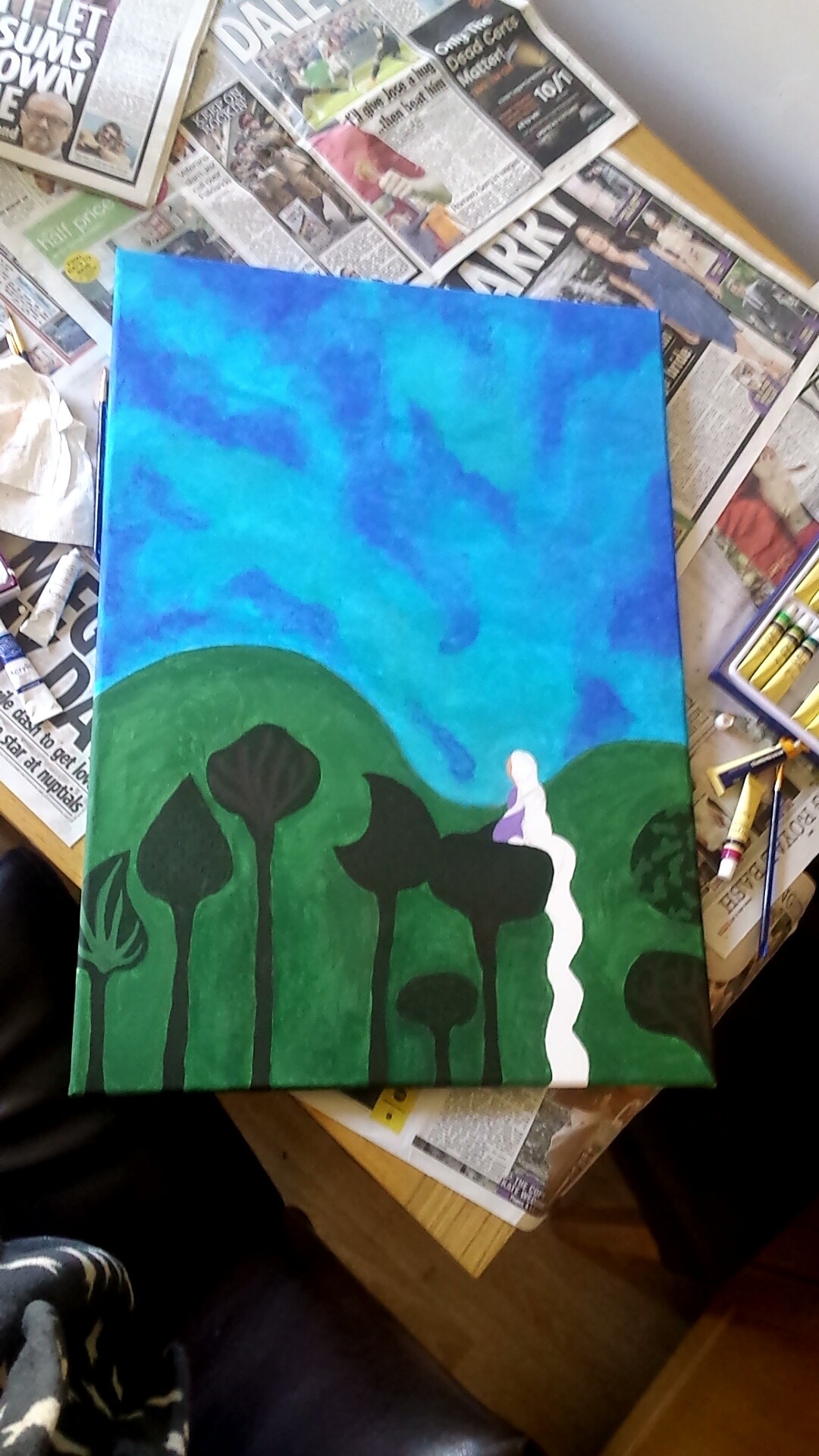 Jamella Ingers - Disney's Tangled Canvas