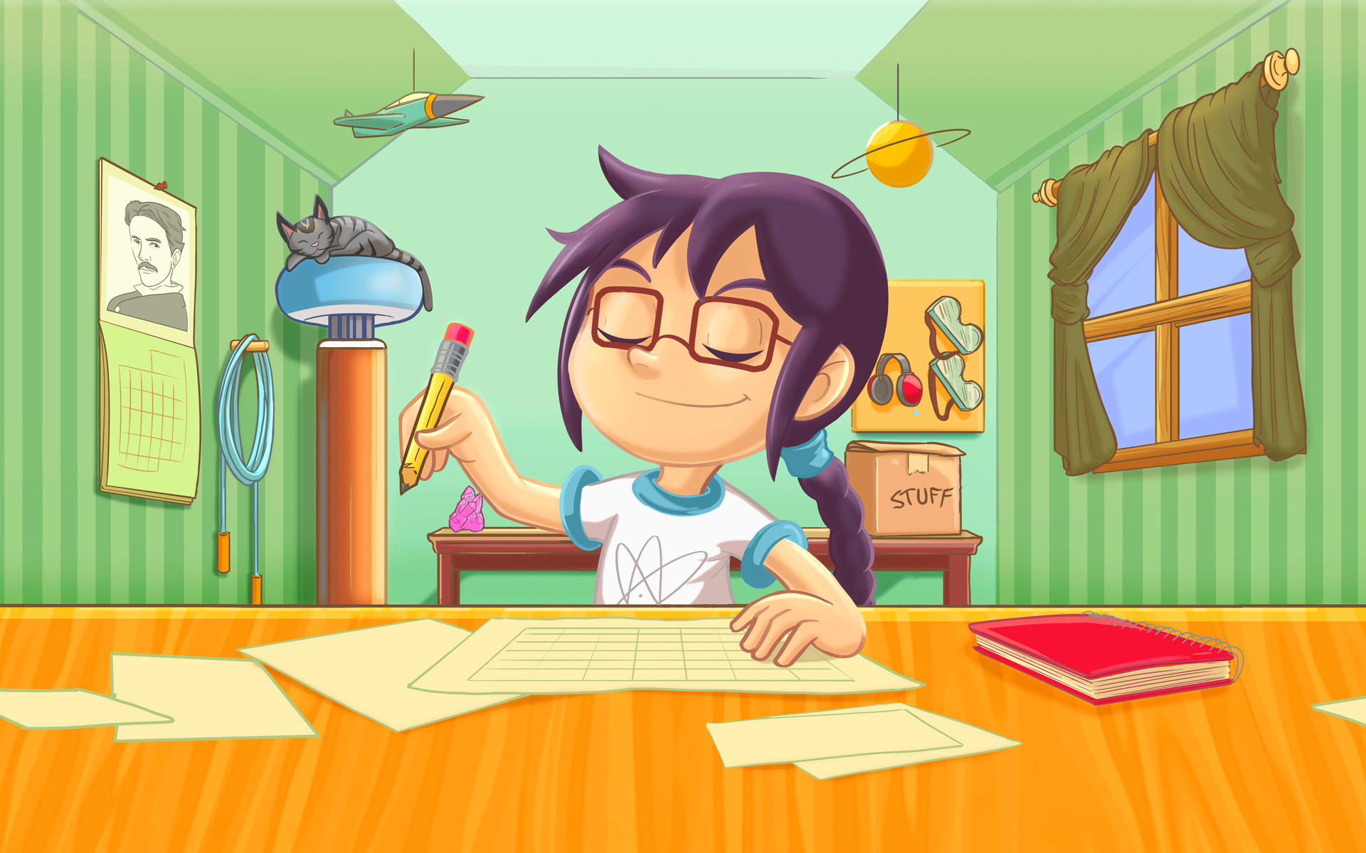 ArtStation - Scholastic: Make It Work! - Farah - Character Design