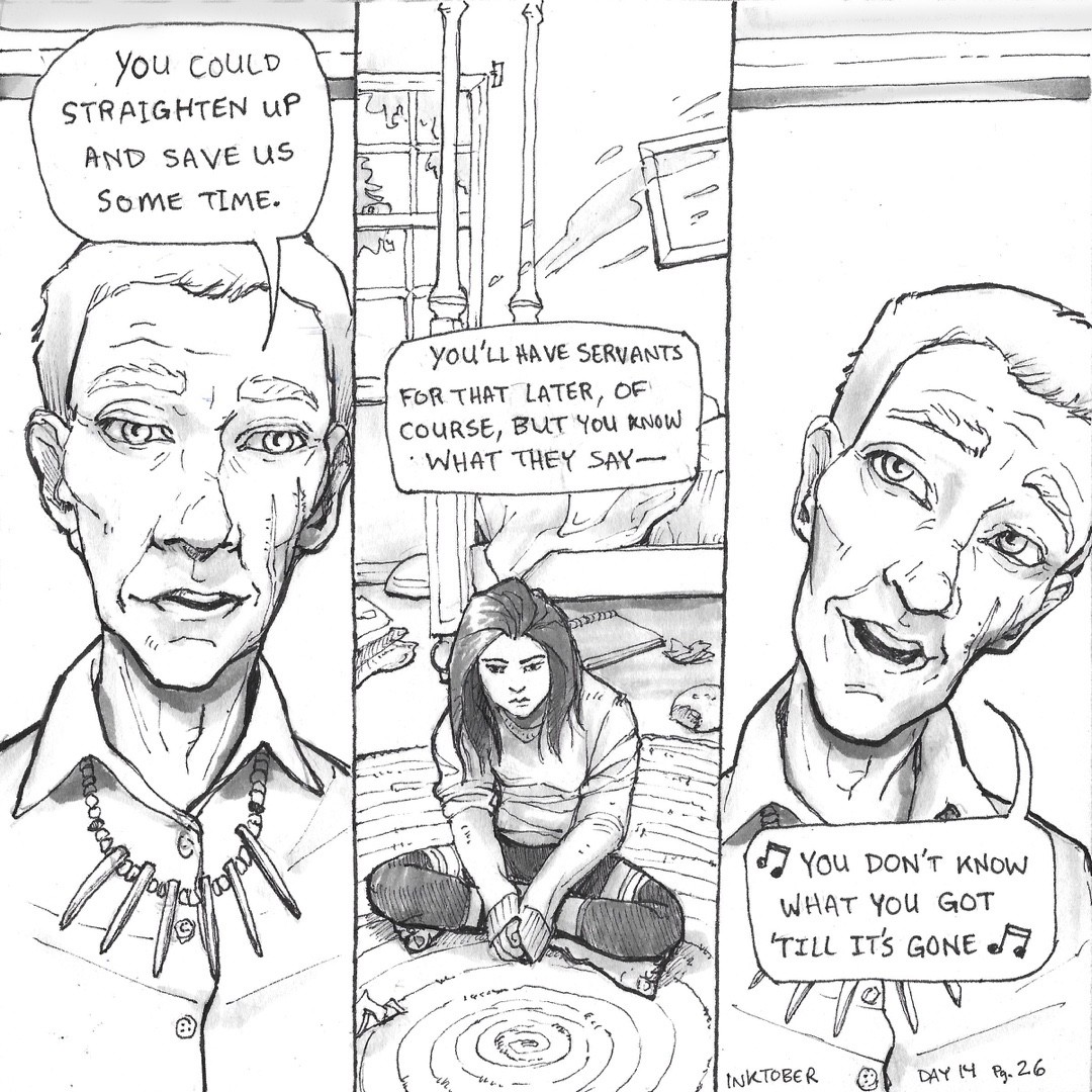ArtStation - Inktober: Comic Panels