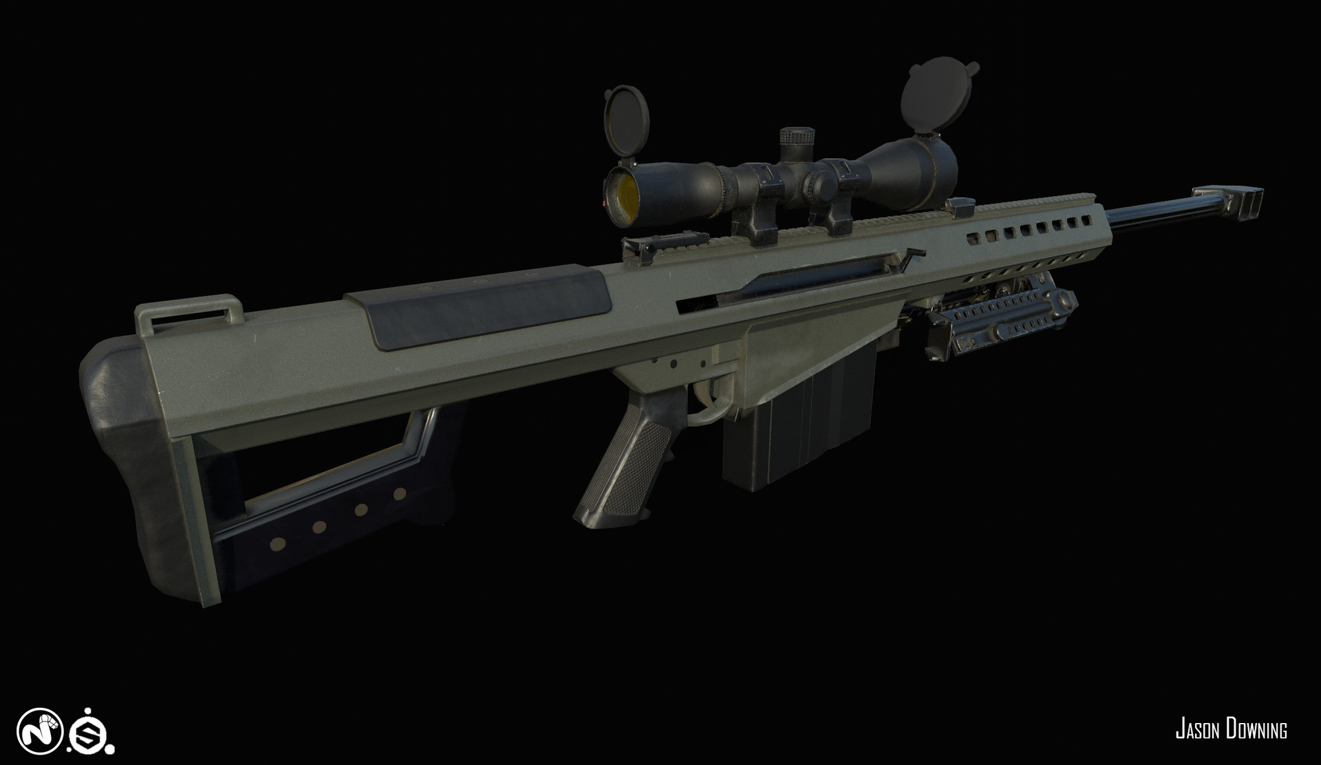 ArtStation - M107 Barrett
