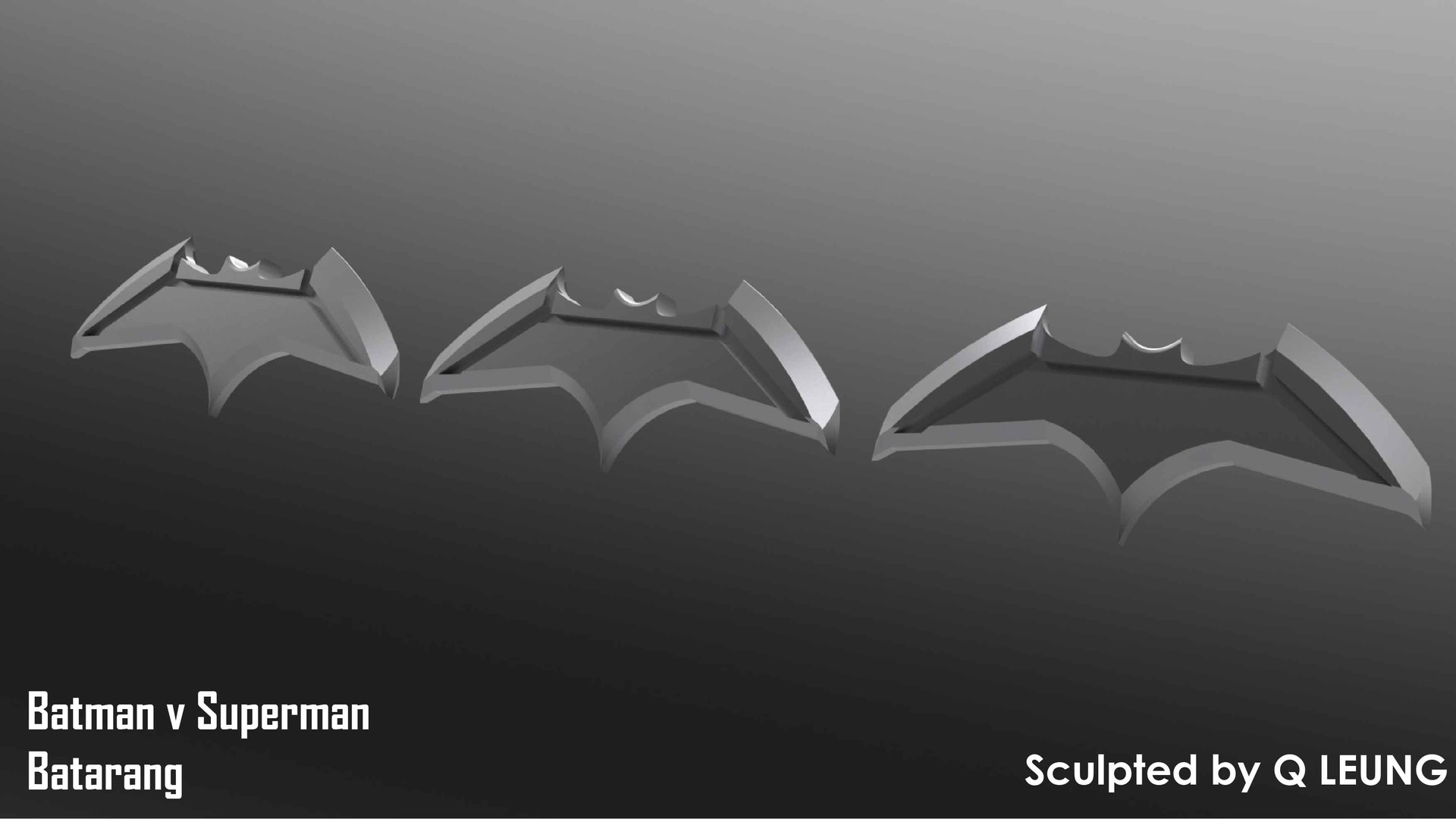 ArtStation - Batman v Superman - Batarang