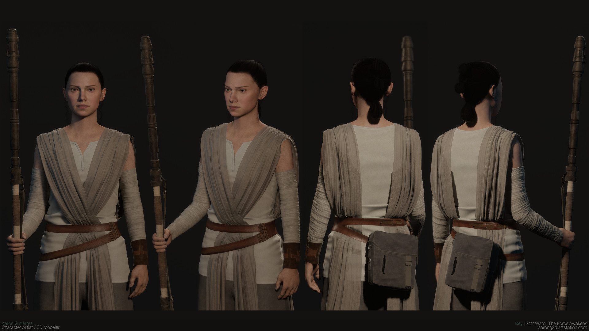 Aaron Gutierrez - Rey | Star Wars : The Force Awakens