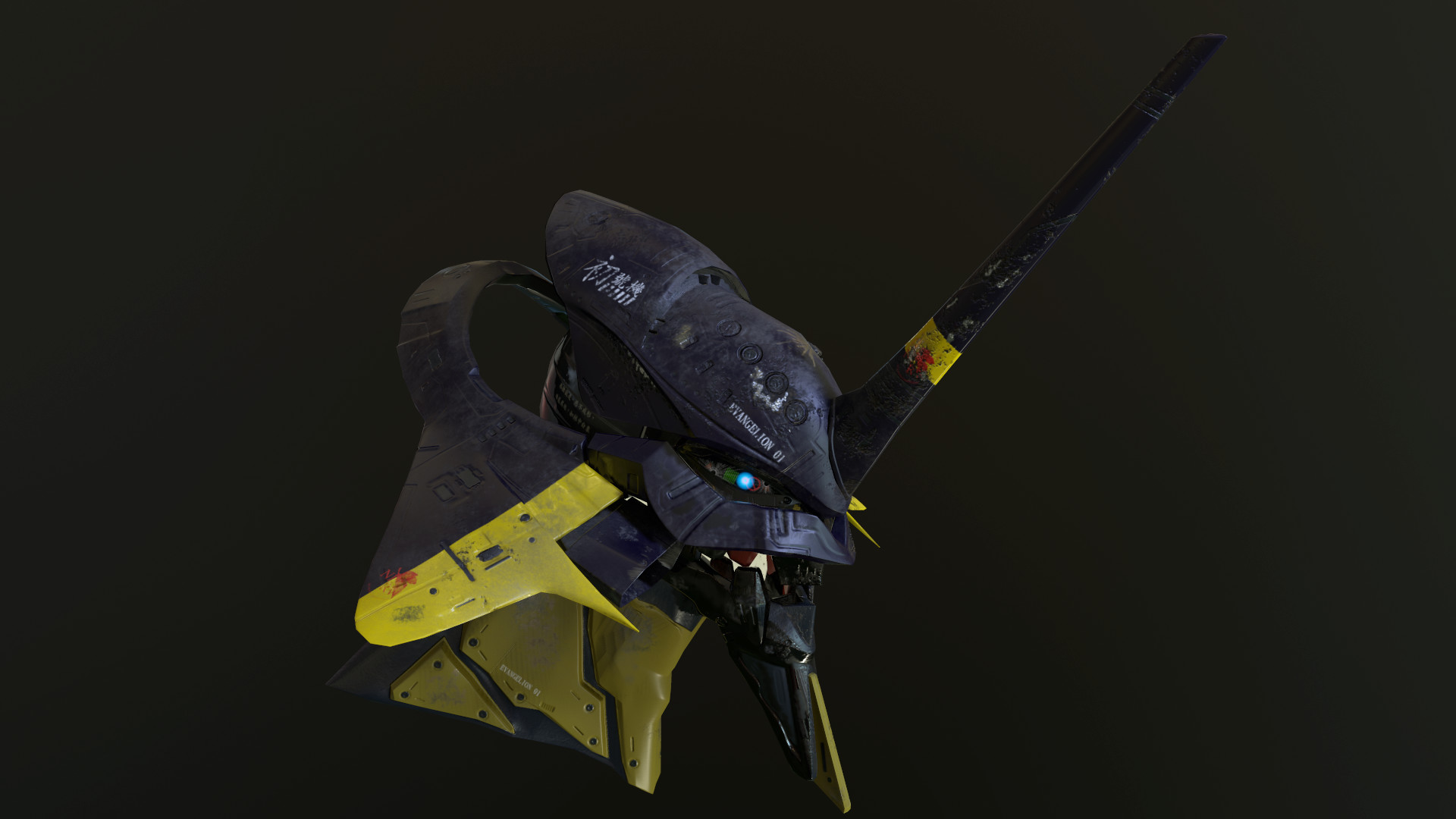ArtStation - EVA-01 battle damage