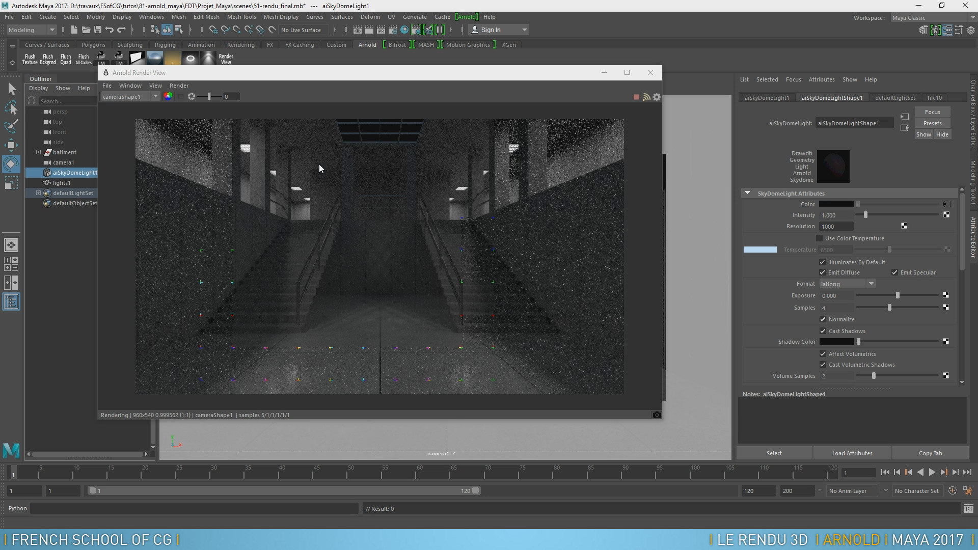 French School of CG - Arnold training videos