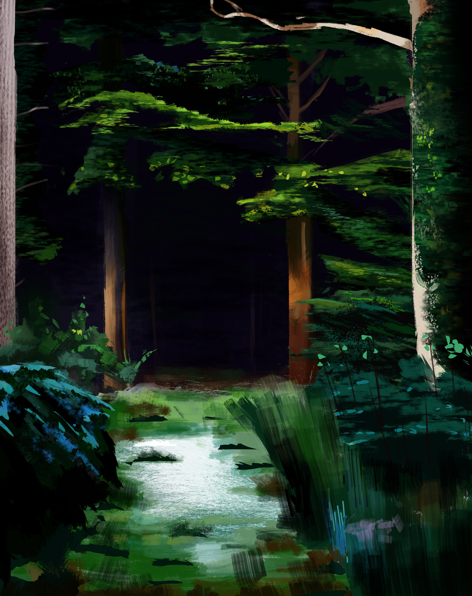 ArtStation - Forest Study