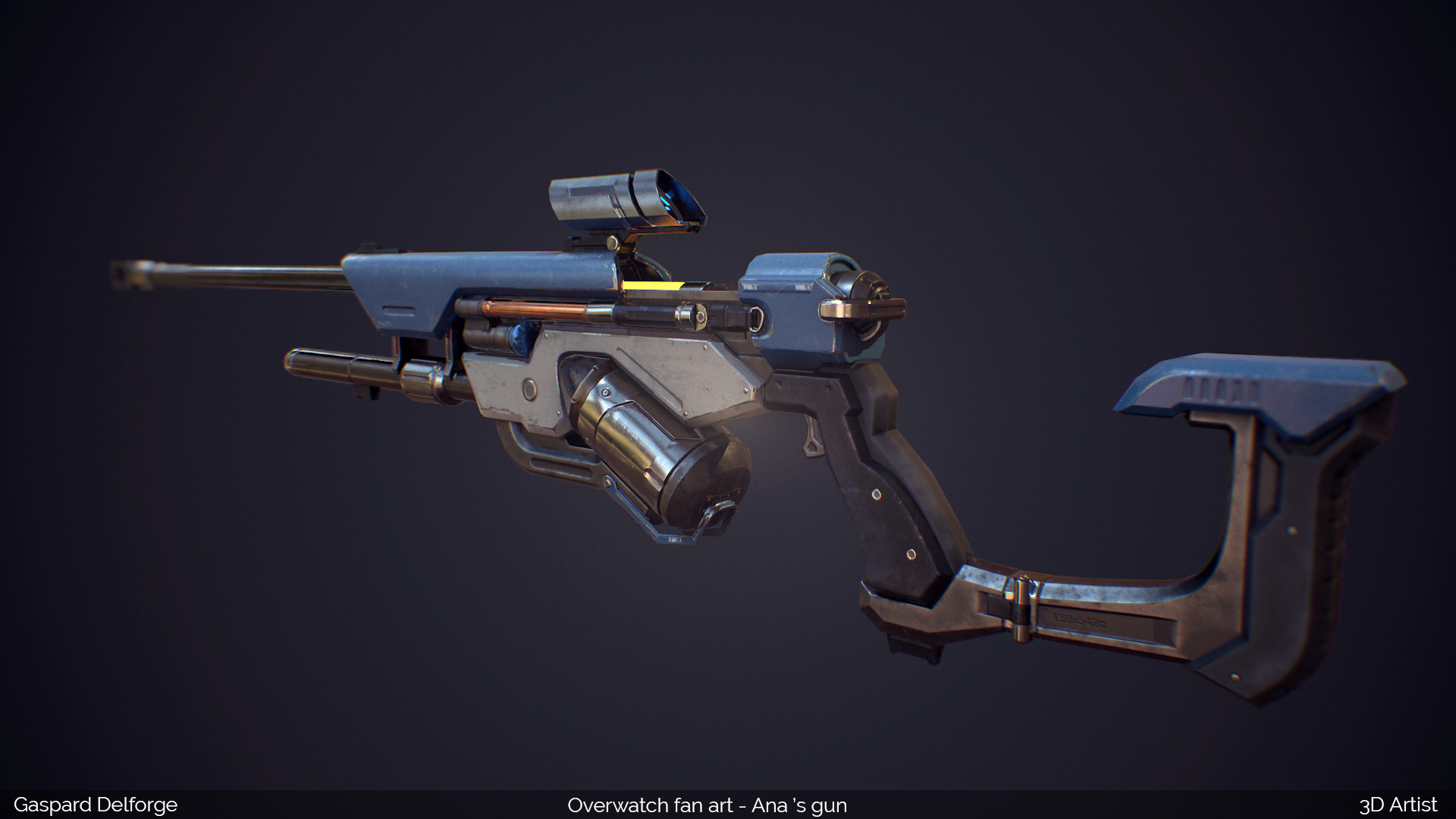 ArtStation - Asset - Ana's gun fan-art