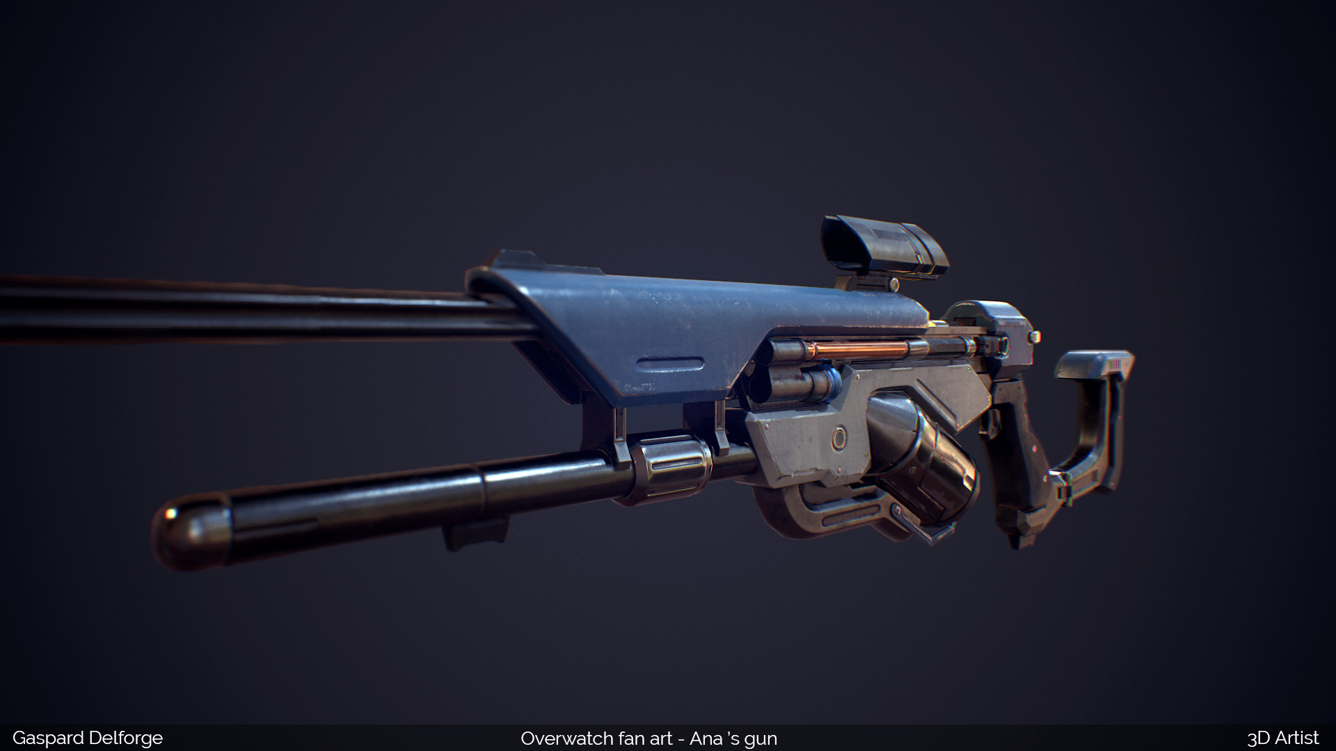 Gaspard Delforge - Asset - Ana's gun fan-art