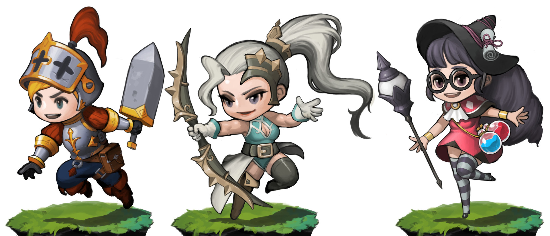 ArtStation - three hero beginner