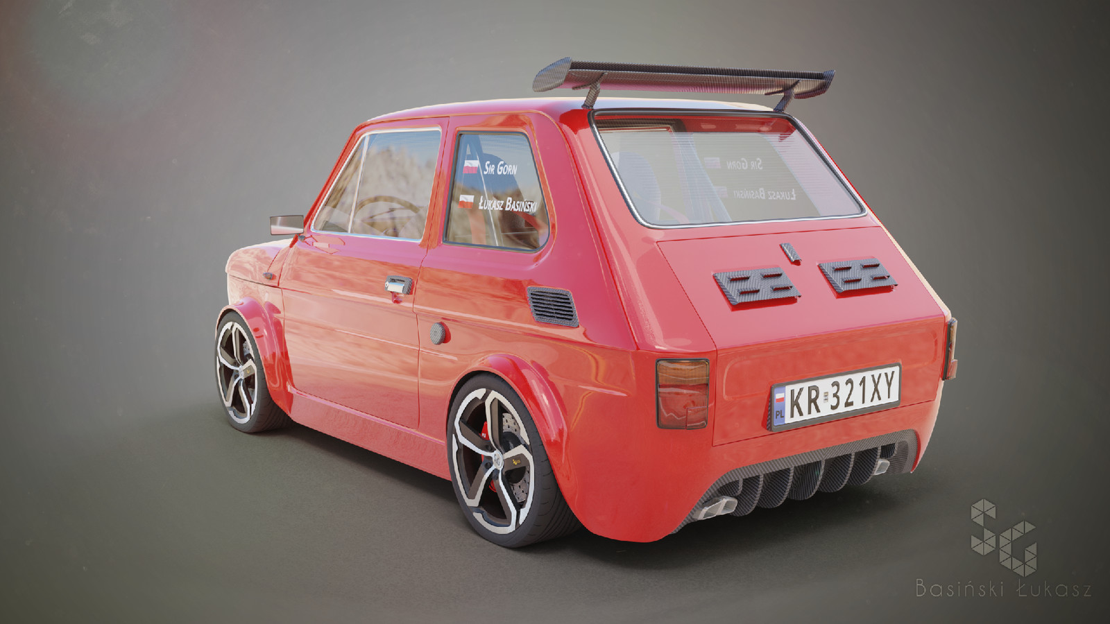 Łukasz Basiński - Fiat 'Maluch' 126p AMG 700ccm GTS