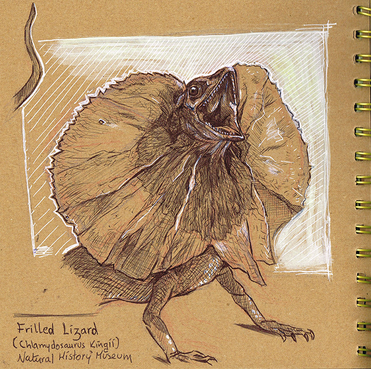 ArtStation - Frilled lizard