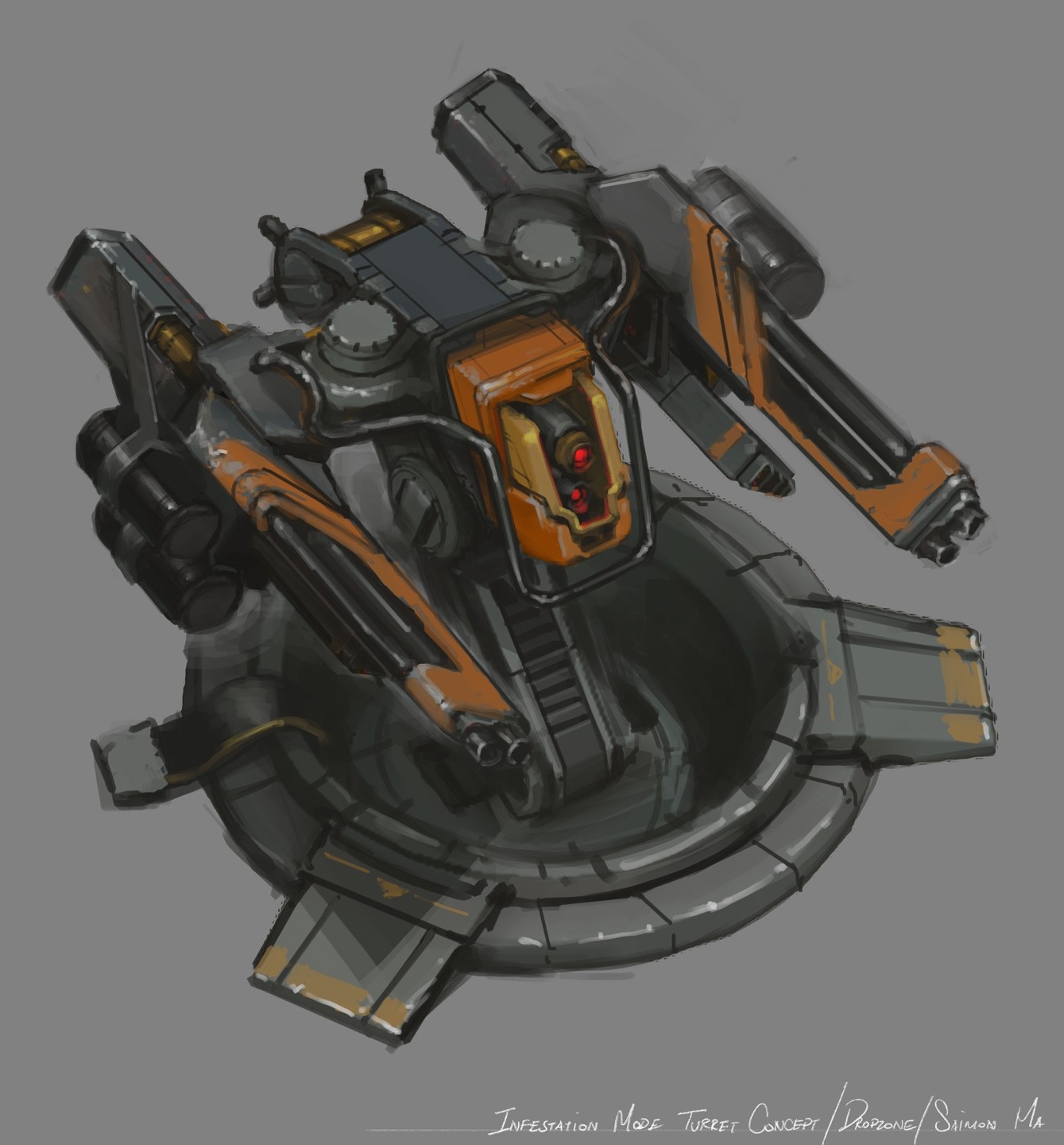 Saimon Ma - Dropzone Environment Work : 2D & 3D