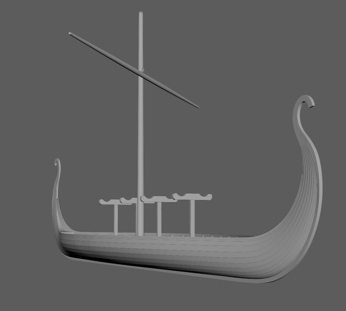 ArtStation - WIP - Longship