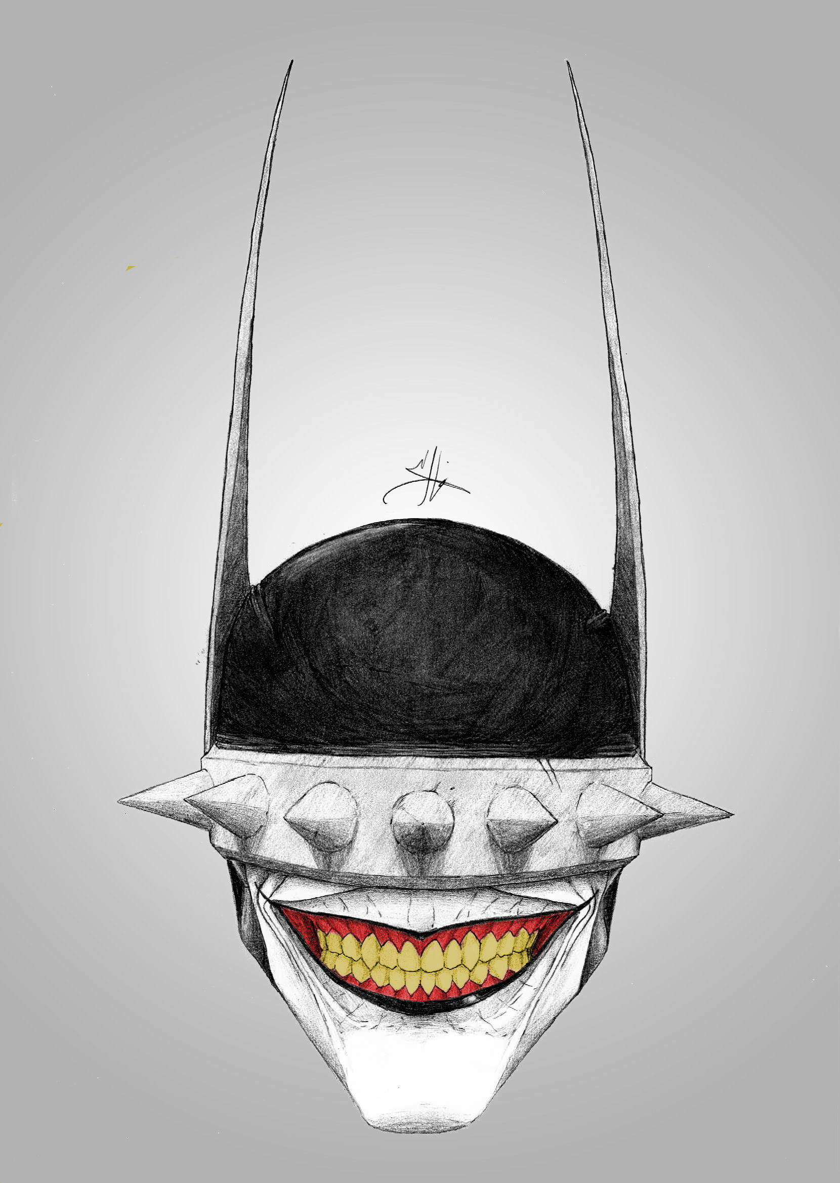 how to draw batman who laughs