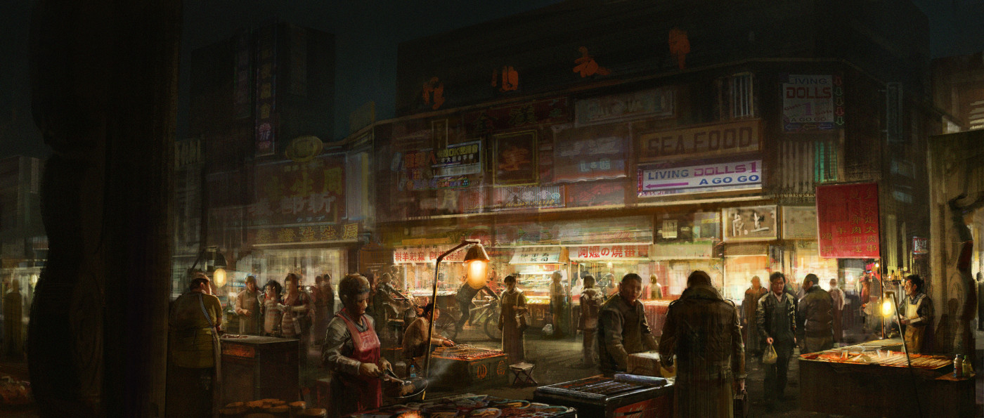 ArtStation - 夜市 night market