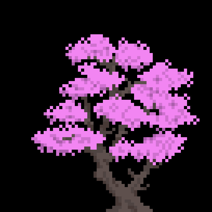 ArtStation - 1 Hour Challange - Sakura tree