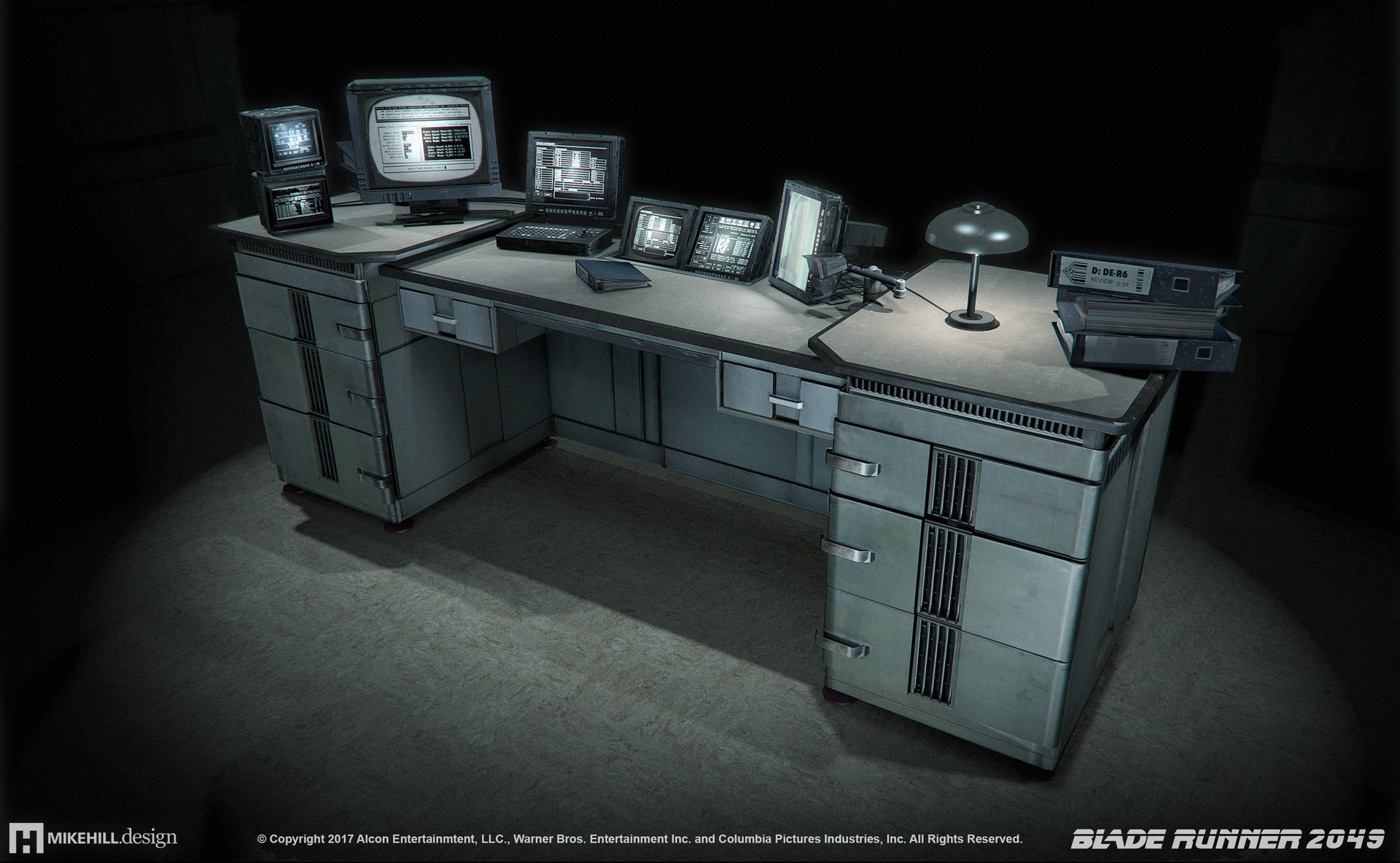 ArtStation - Madame's Desk - Blade Runner 2049
