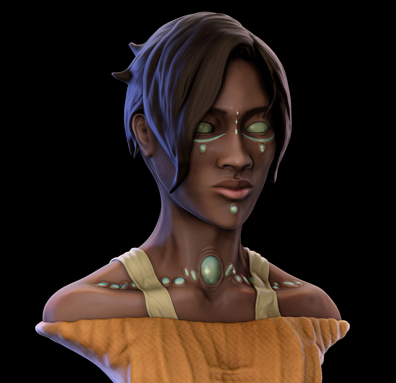 ArtStation - Alien Girl [Bust]