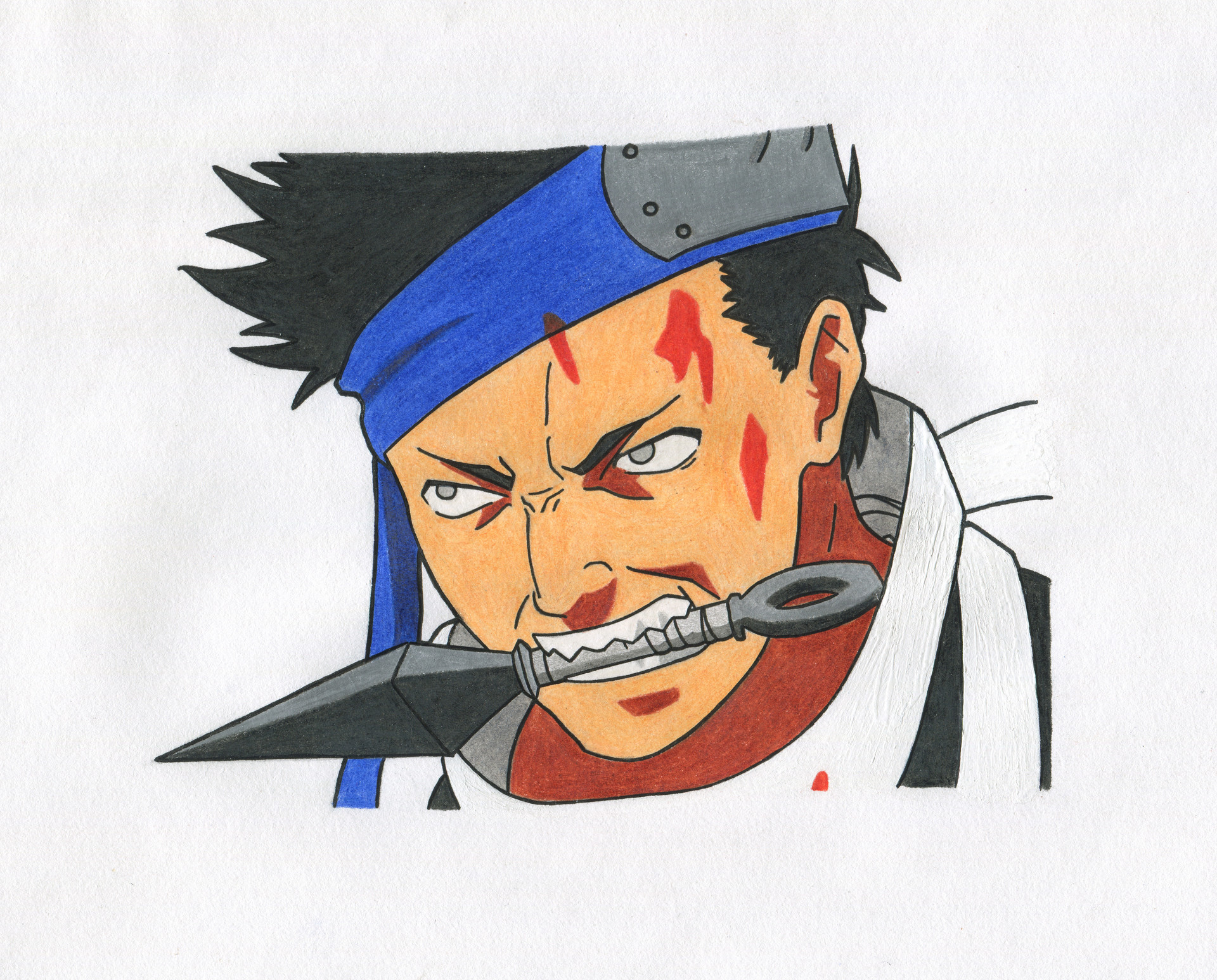 Naruto Zabuza Drawing