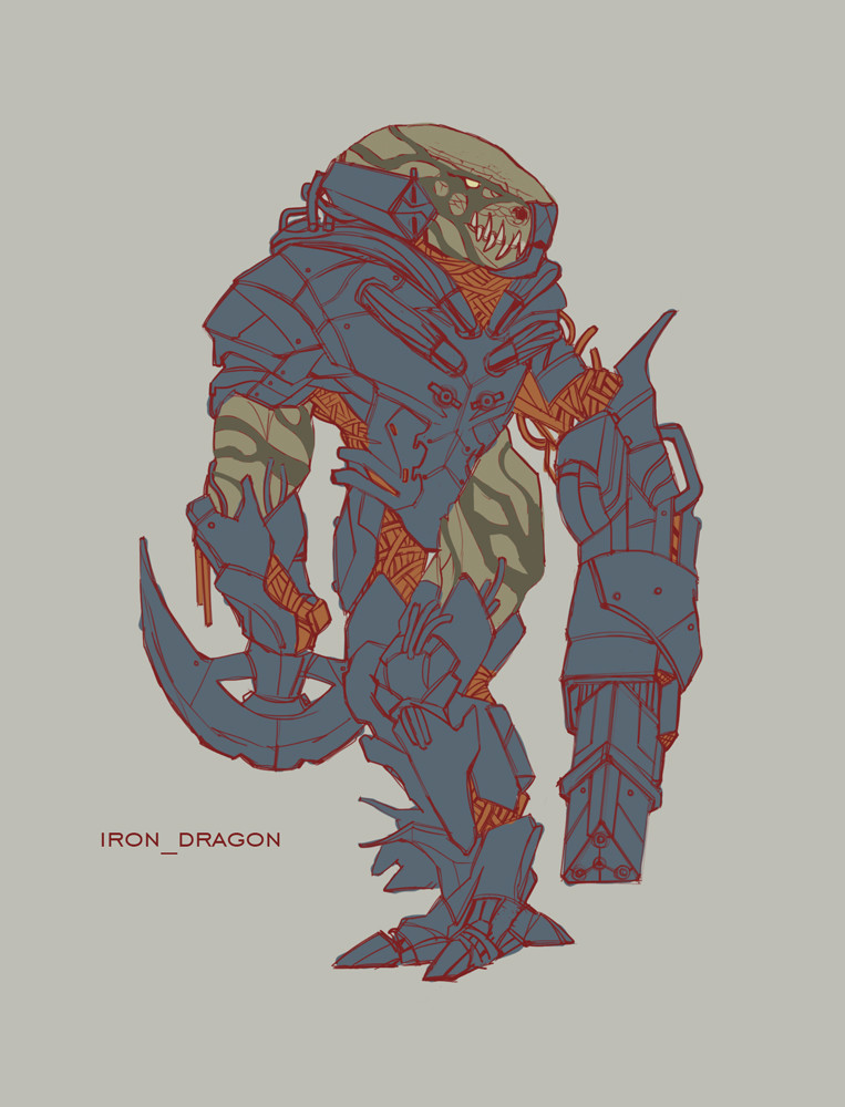ArtStation - Iron Dragon