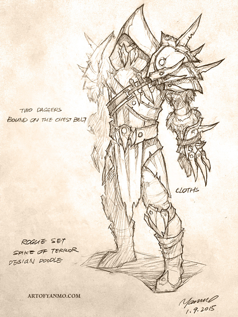 ArtStation - Rogue Tier Set: Spike of Terror