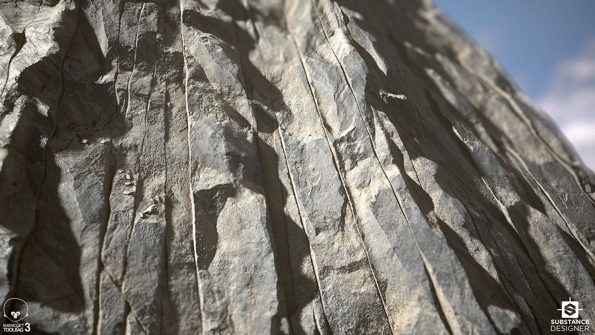 Daniel Thiger - Mountain Cliff Vertical Cut