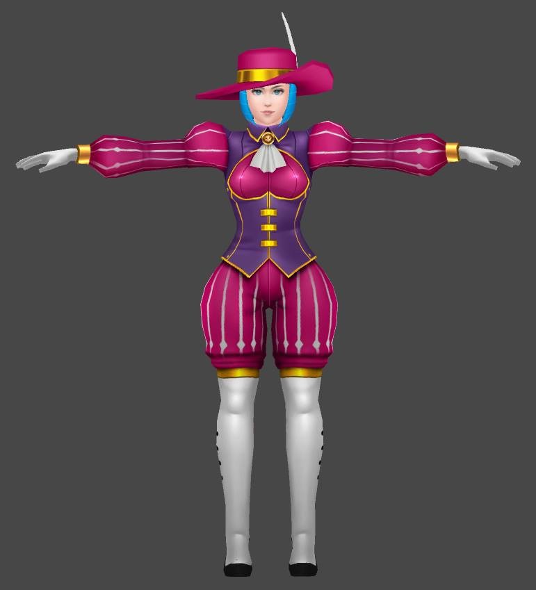 Sarah Quek - Chrono Clash 3D Outfits Textures