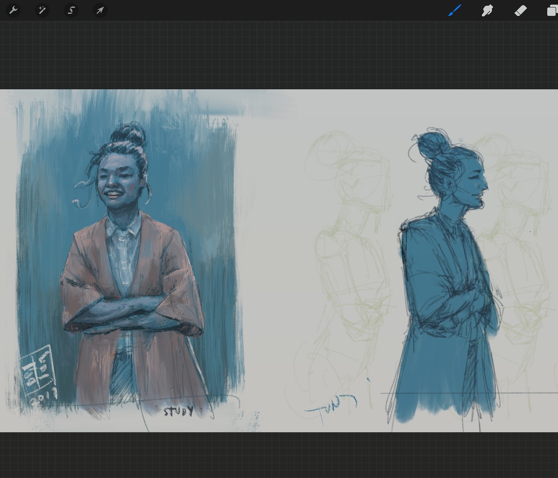 Tuntun Dizon - sketch studies