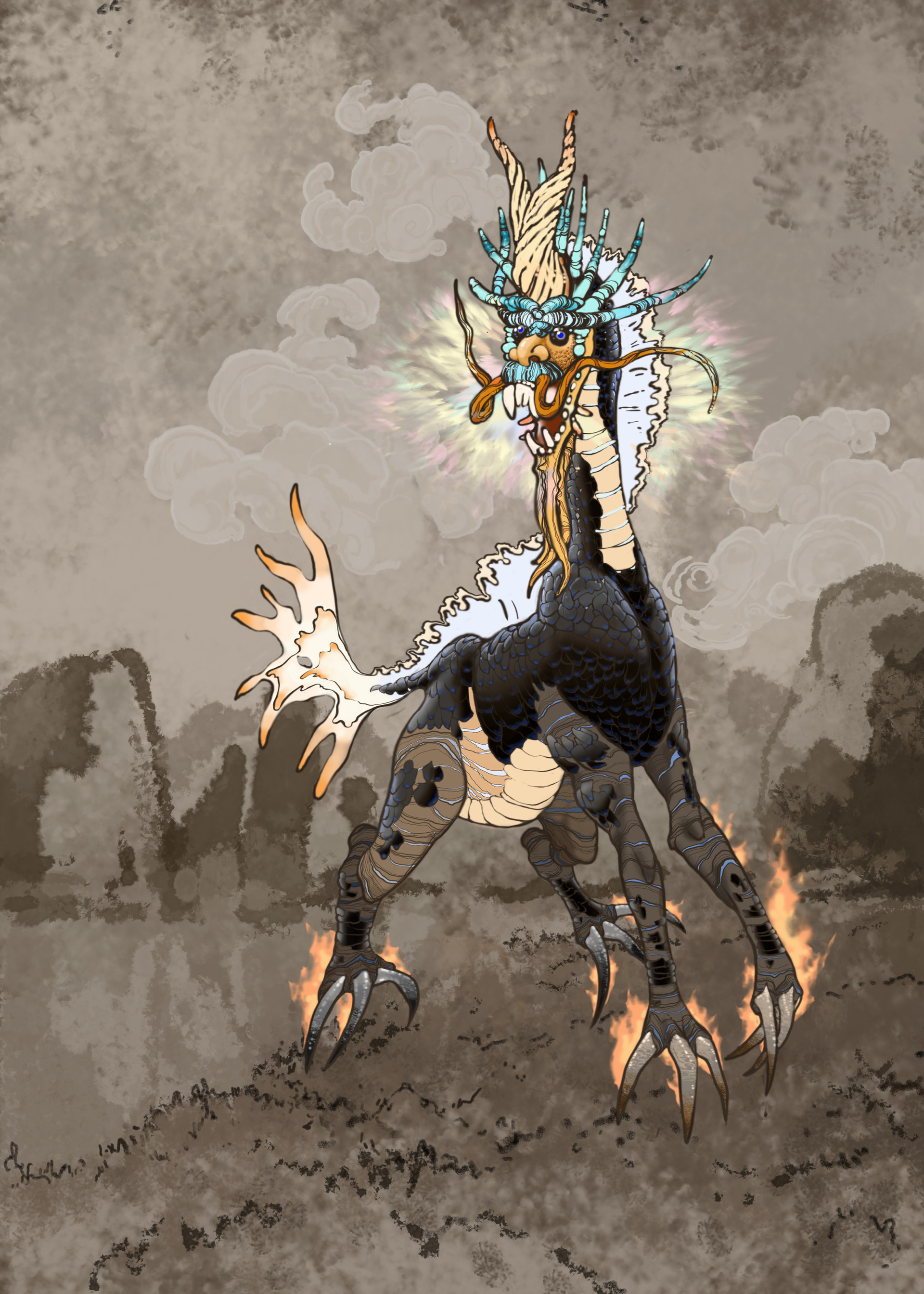 ArtStation - Chinese mythical creature
