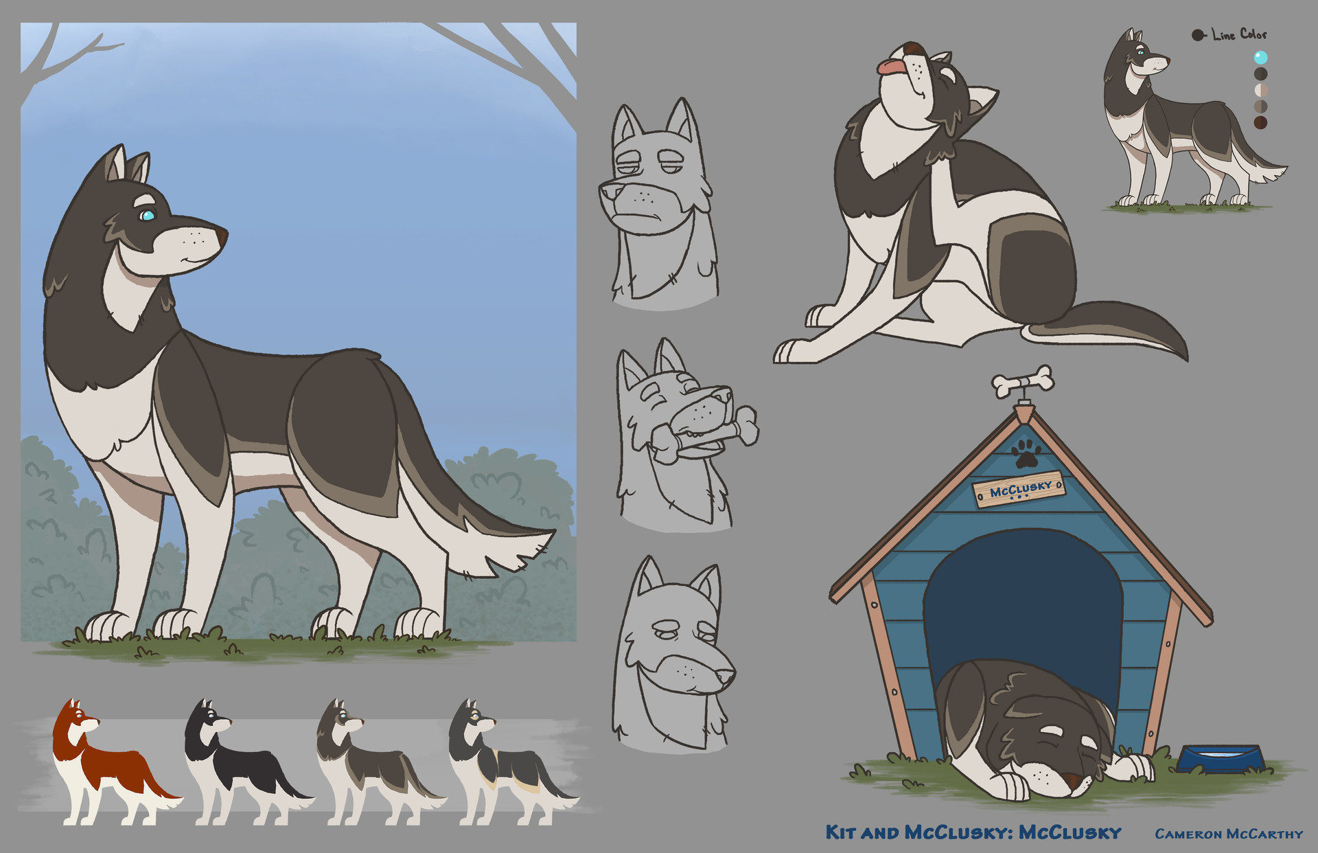 ArtStation - McClusky the Husky