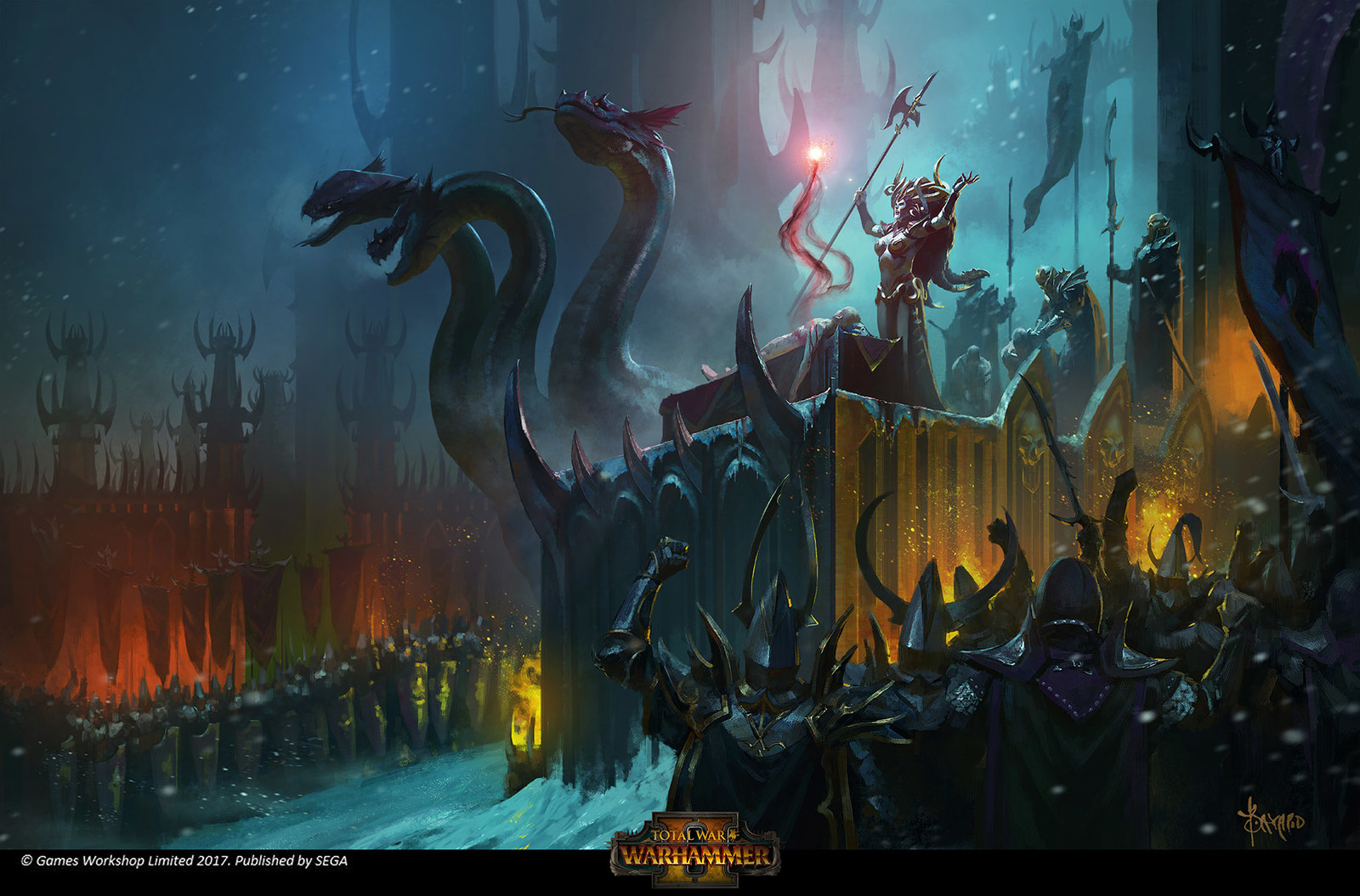 Bayard Wu - Dark Elves Loading Screen