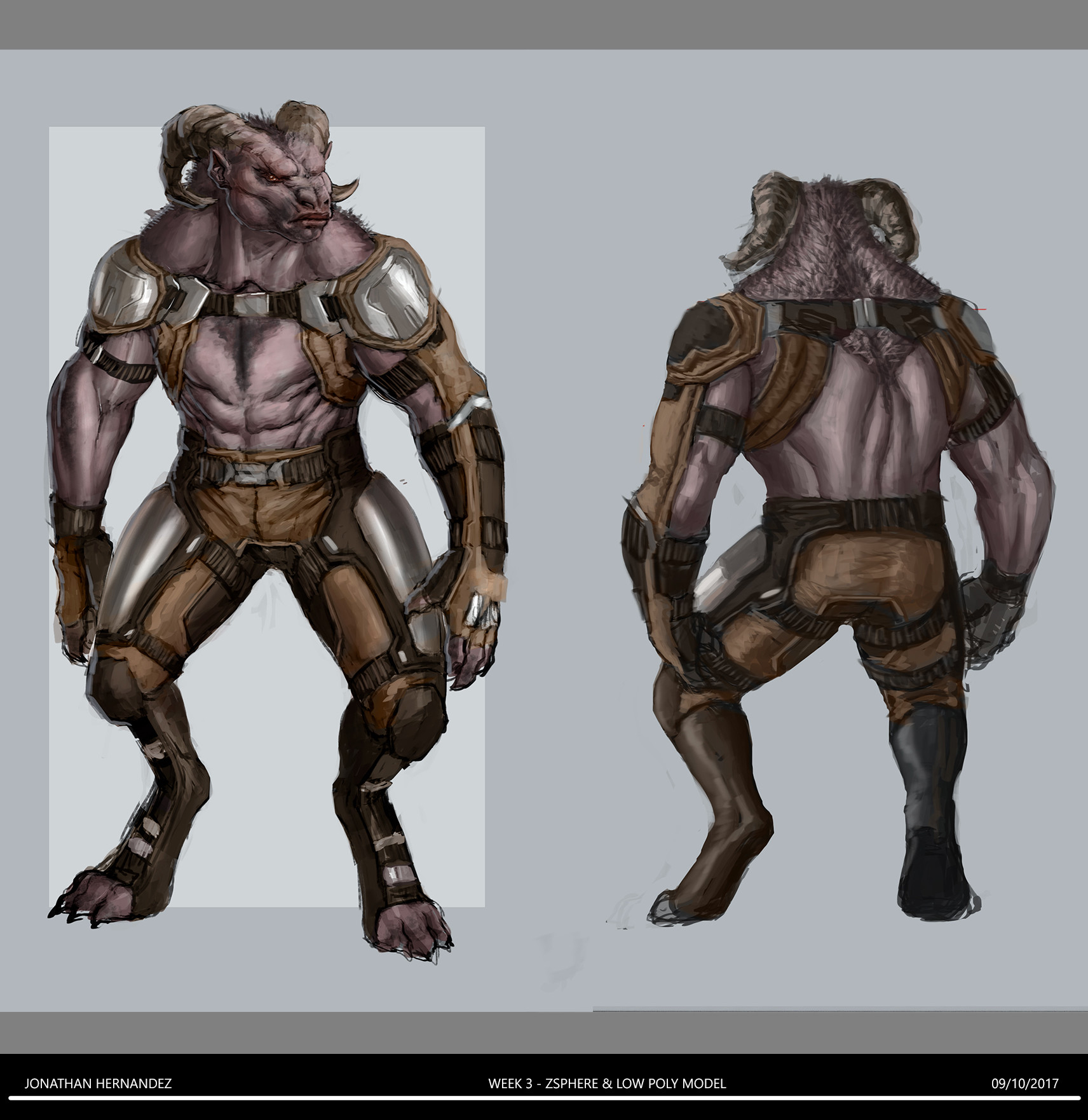 Jonathan Hernandez - Ram Character