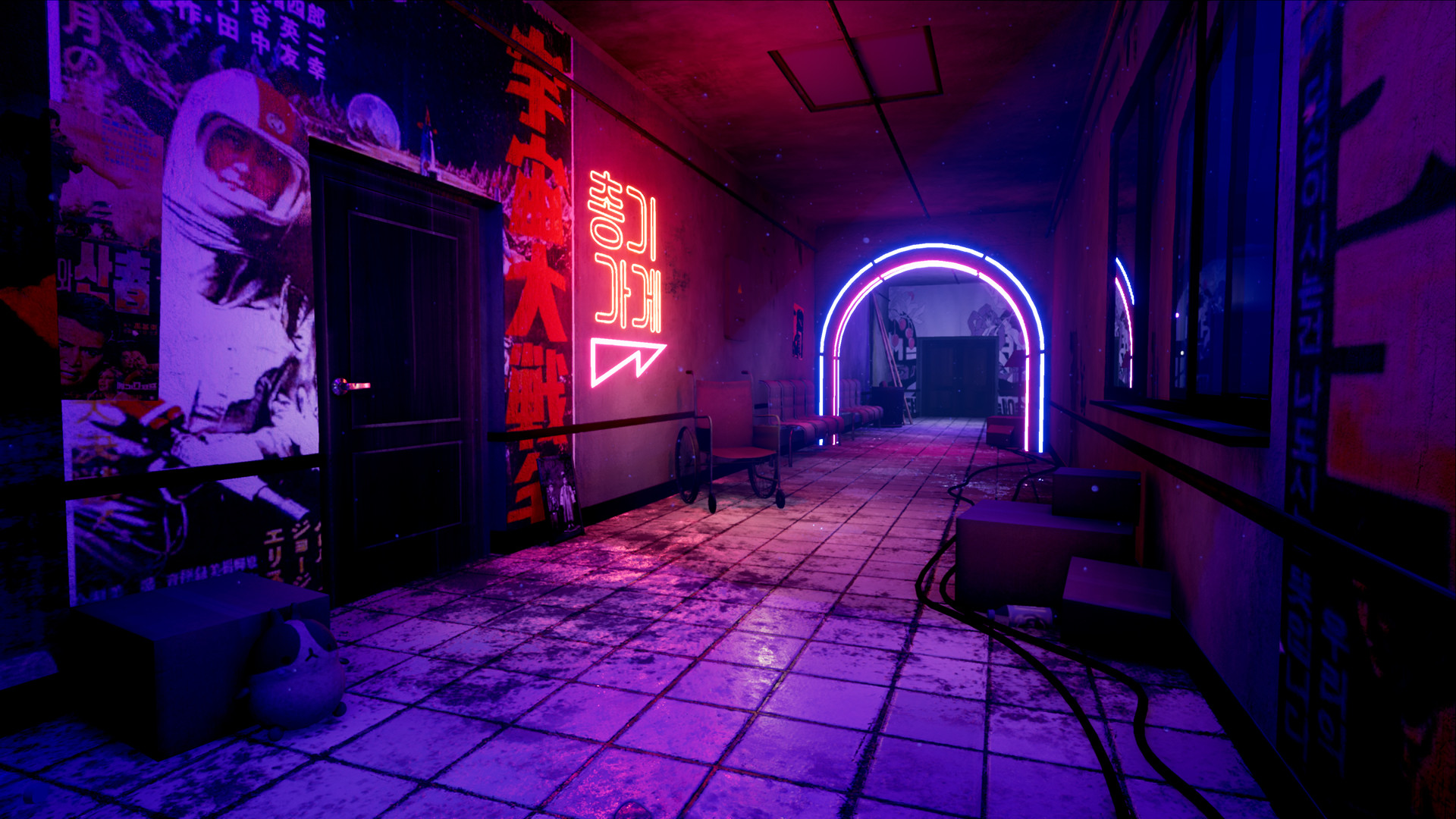 ArtStation - Neon Corridor