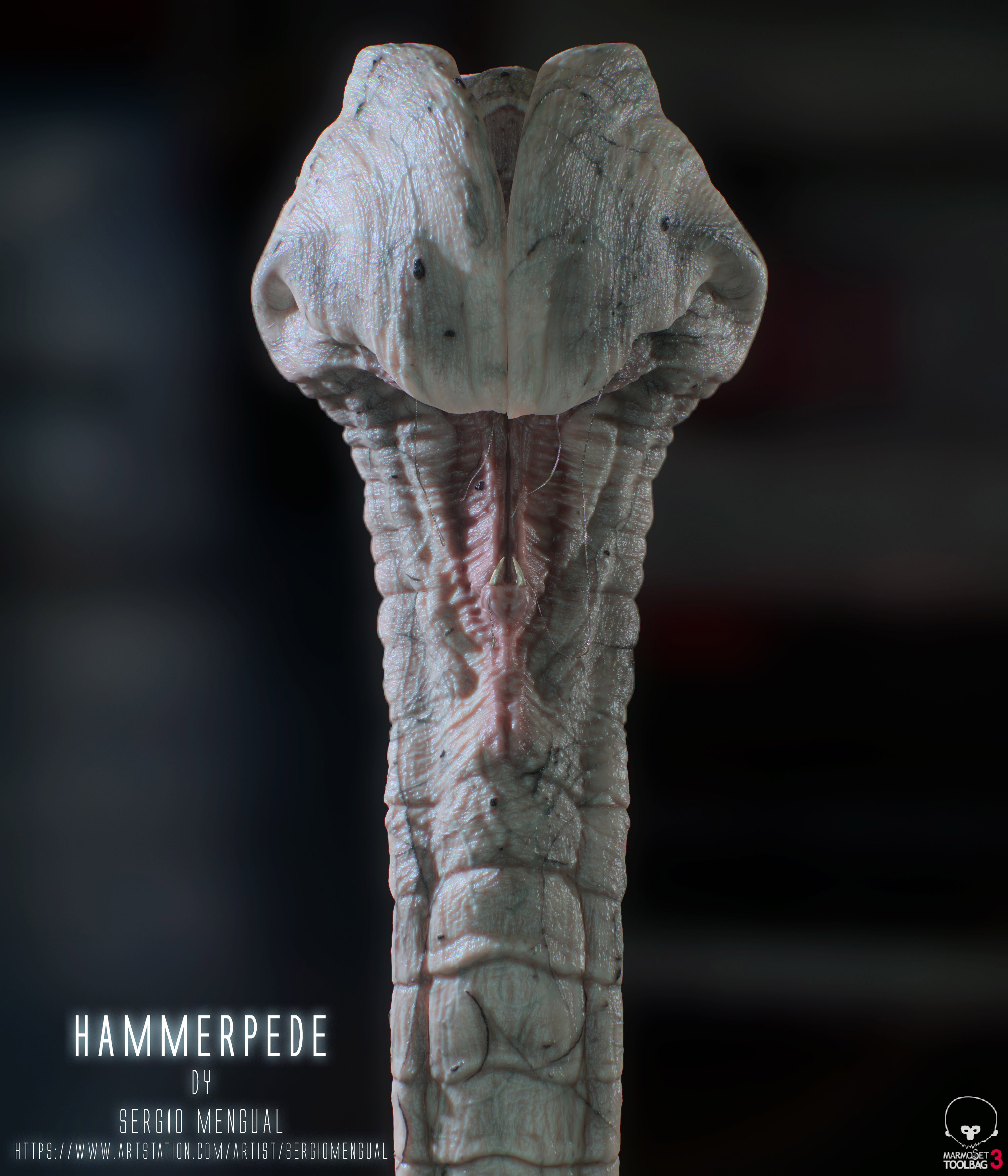 Sergio Gabriel Mengual - Hammerpede Prometheus Original Concept Art