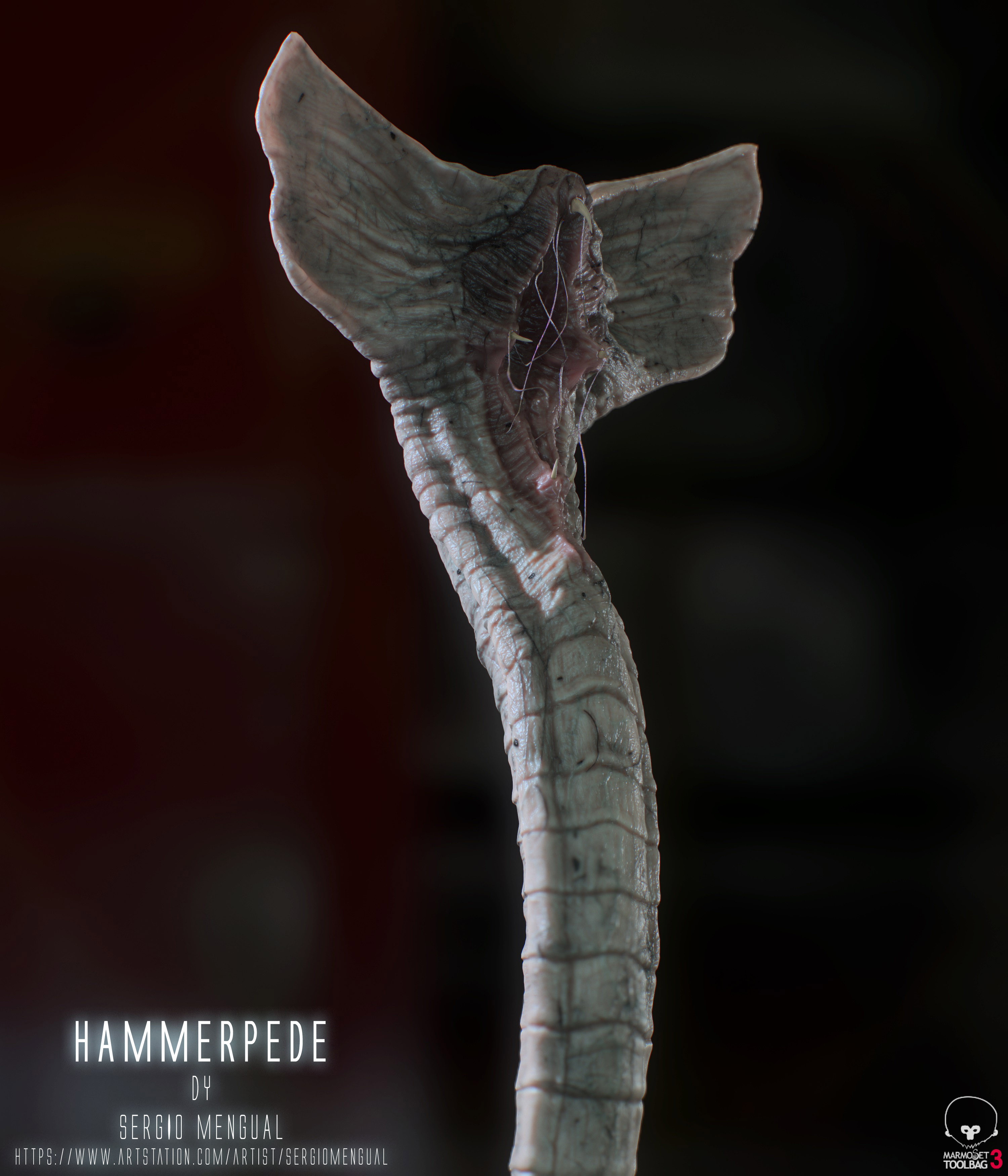 Sergio Gabriel Mengual - Hammerpede Prometheus Original Concept Art