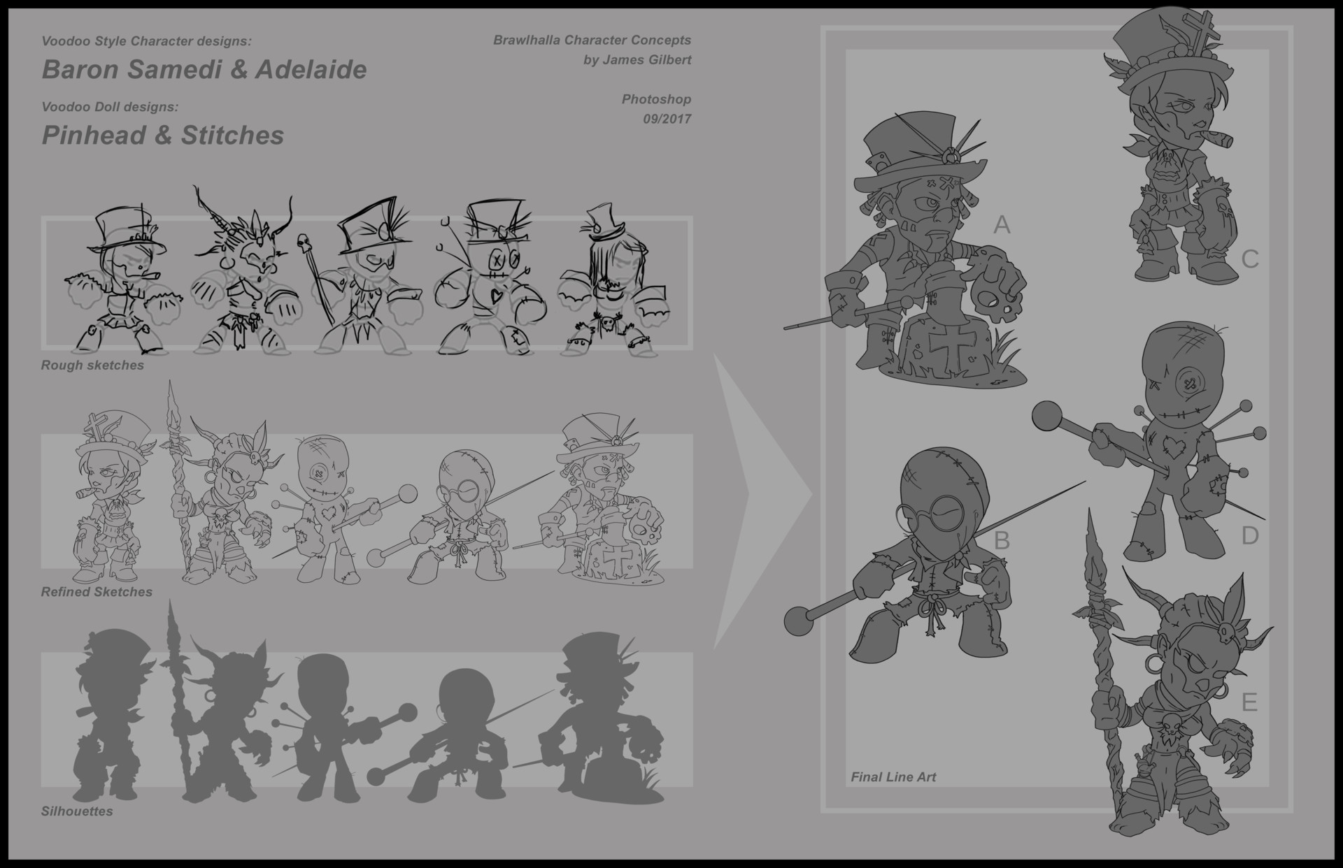 James Gilbert - Brawlhalla Character Designs