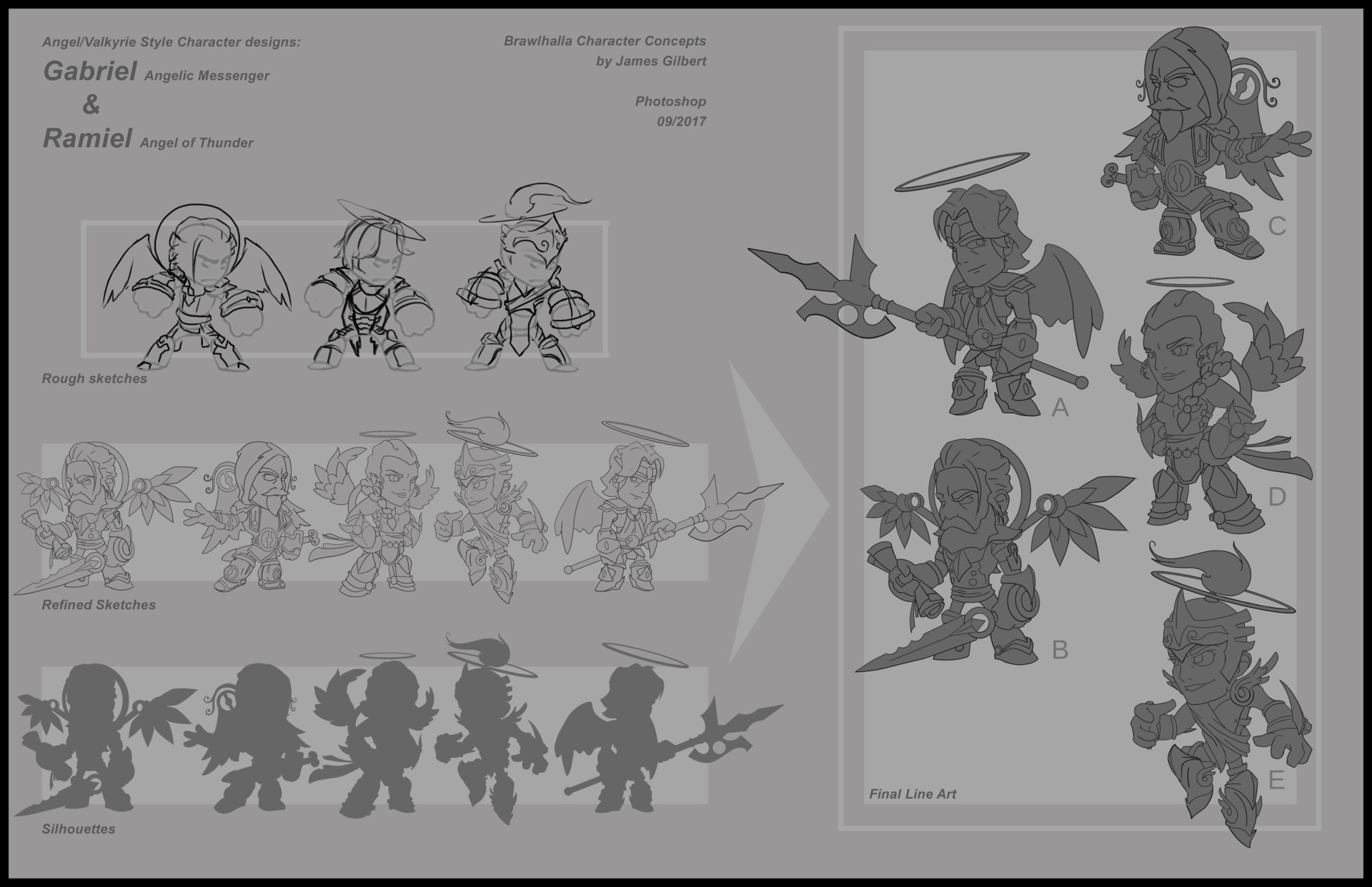 James Gilbert - Brawlhalla Character Designs