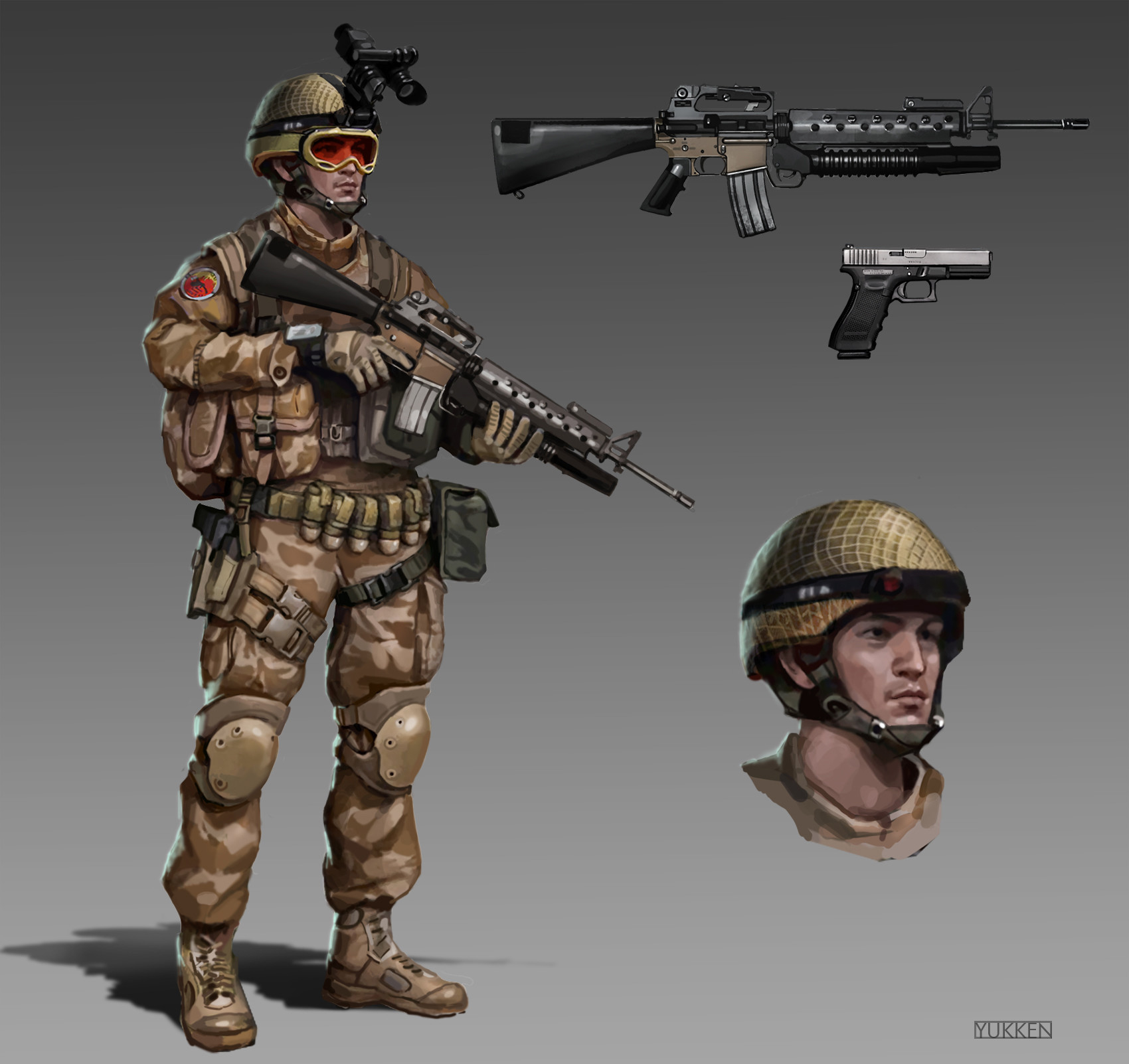 ArtStation - soldier