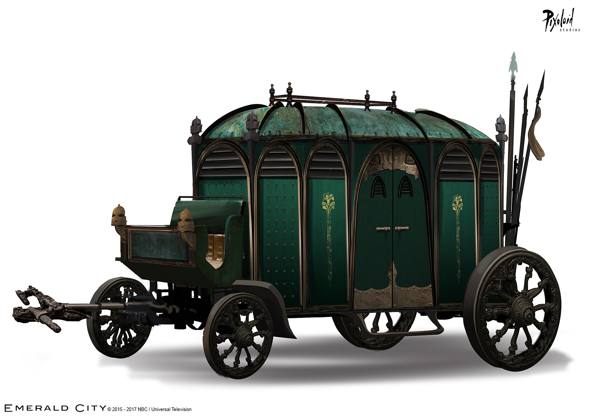 Pixoloid Studios - Emerald City - Wizard Cart