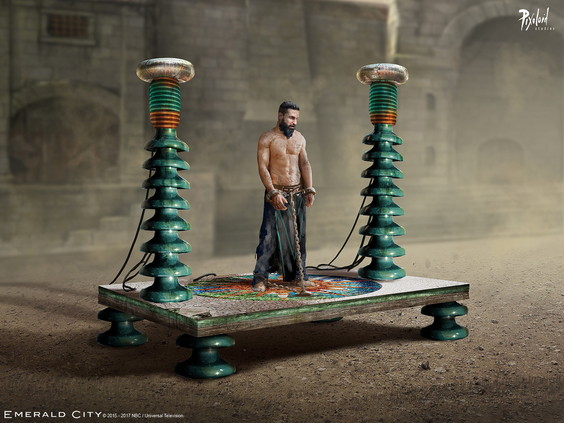 ArtStation - Emerald City - Town Square Execution