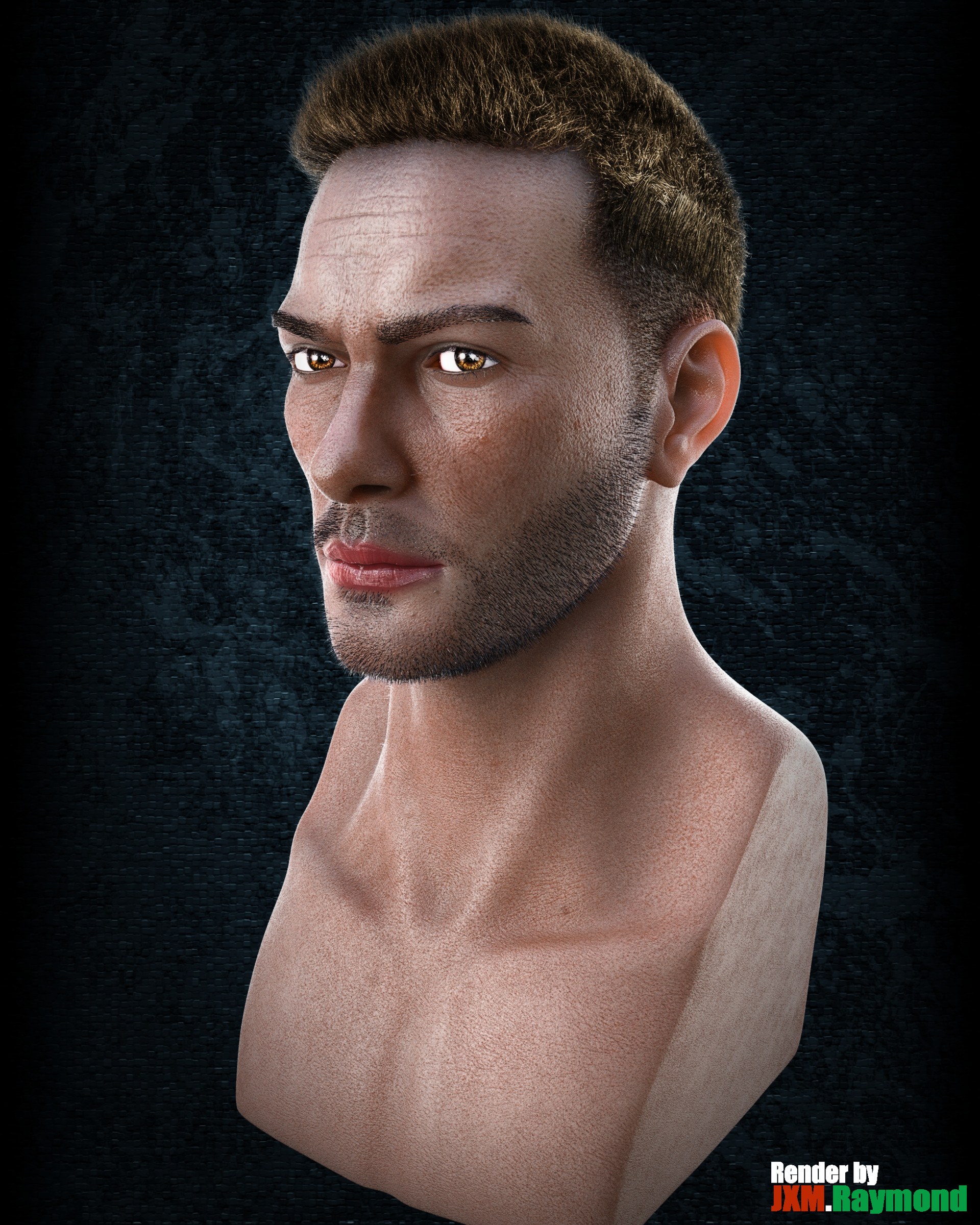 ArtStation - 3D Face render