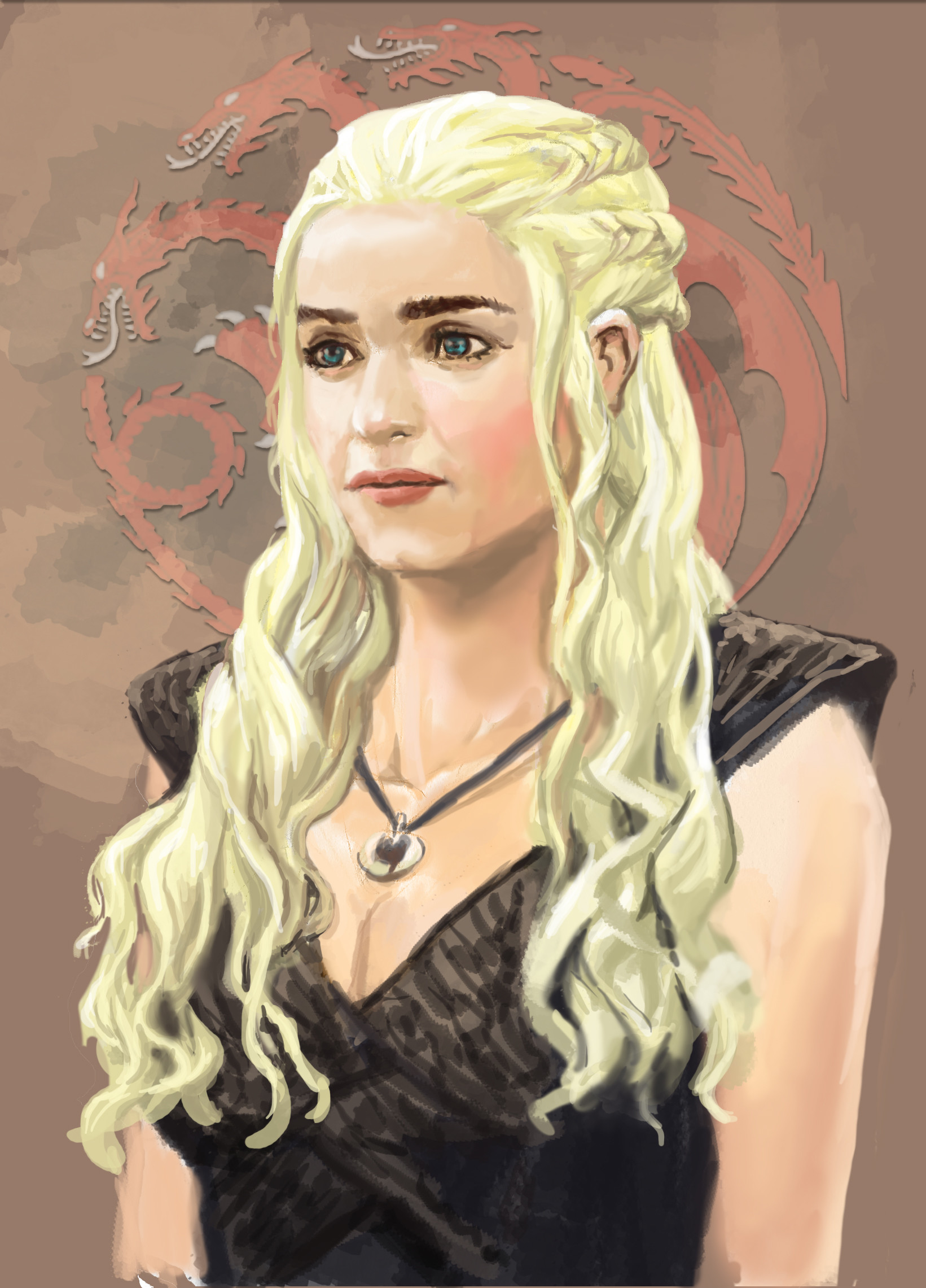 ArtStation - Daenerys Portrait
