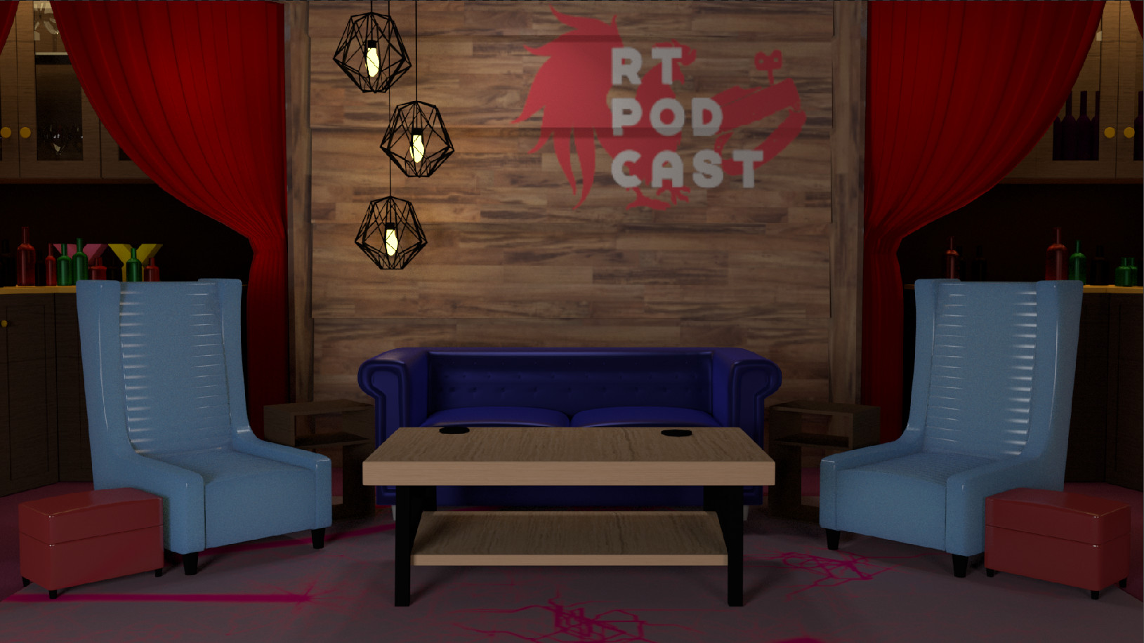 ArtStation - RoosterTeeth Podcast Set