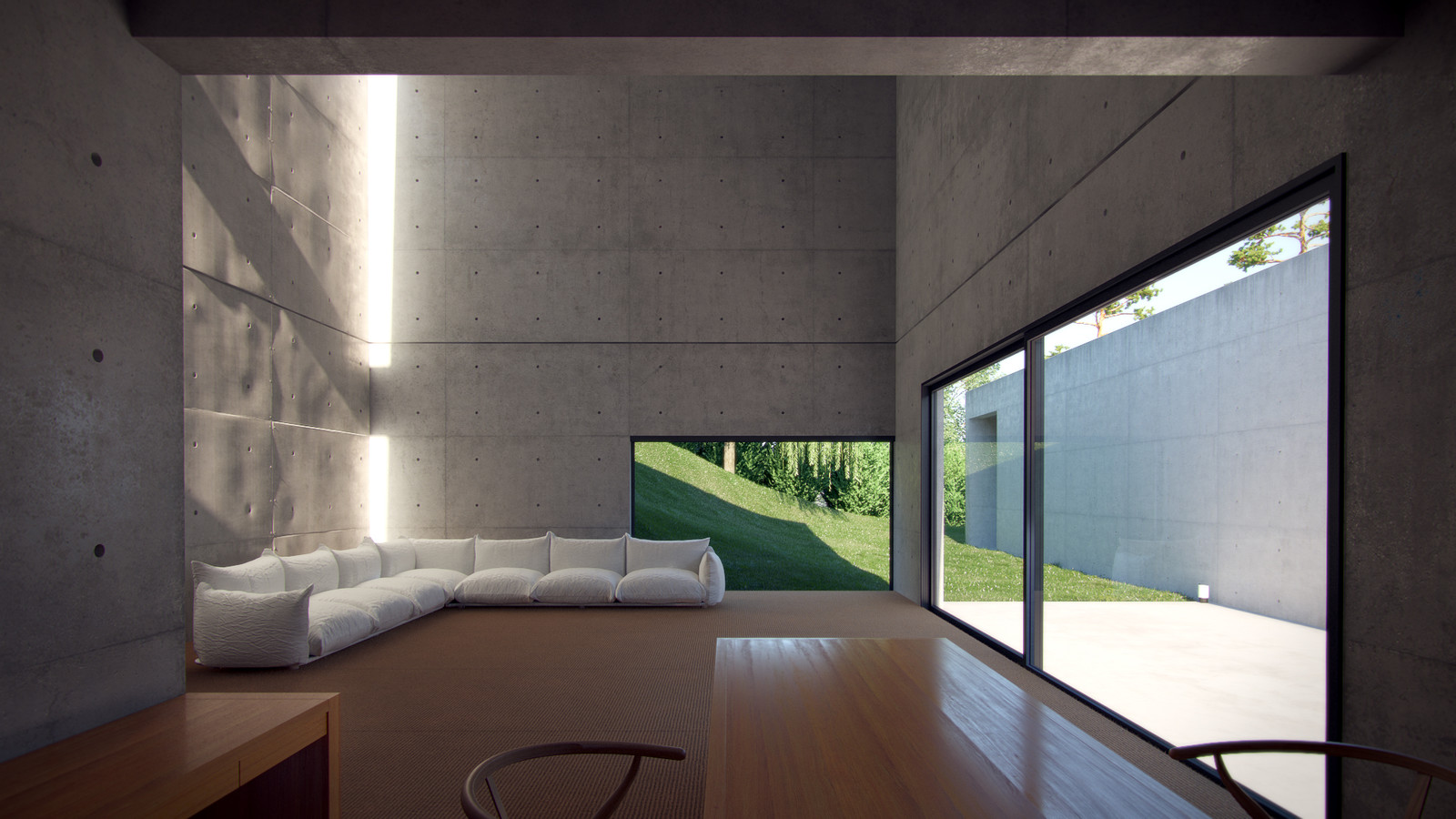 Florian Berg - Koshino House | Tadao Ando | Architecture Visualization ...