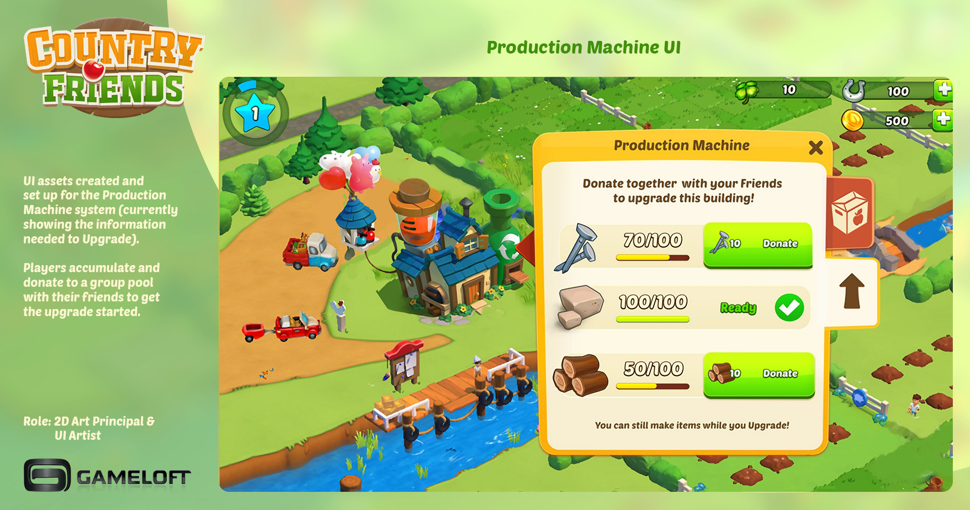 Matt Gretton - UI/UX - Country Friends