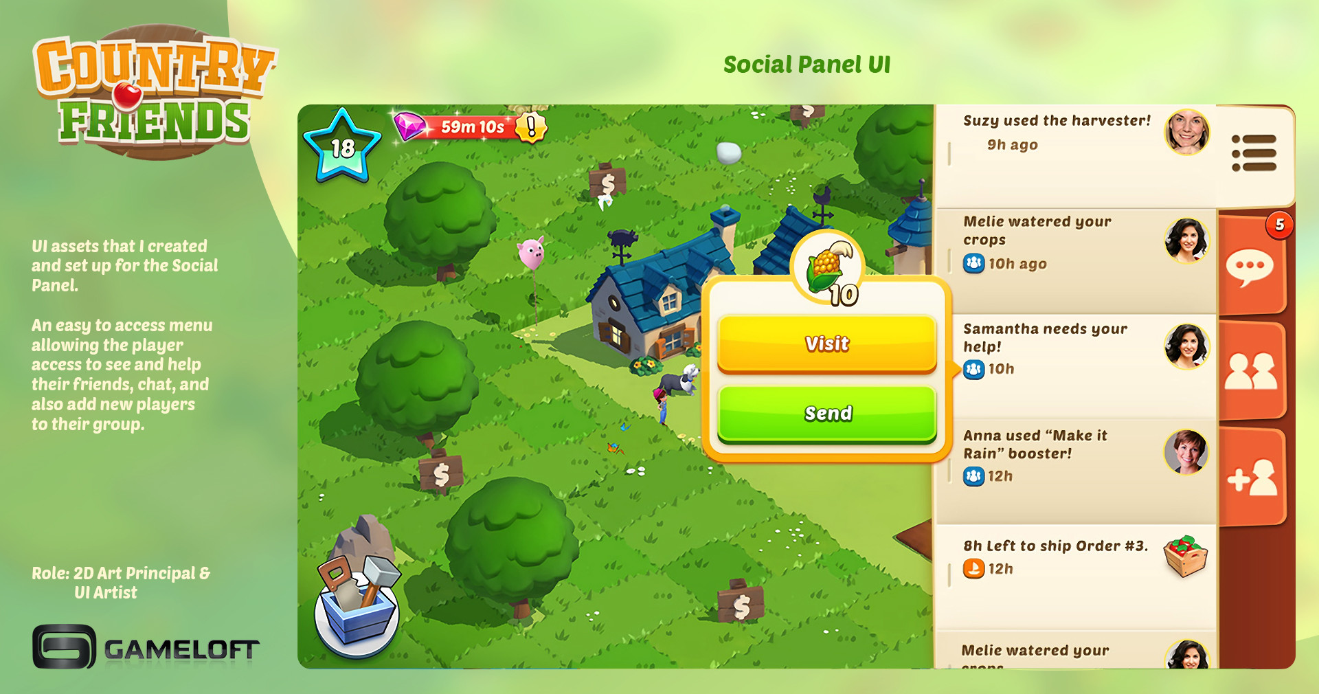 Matt Gretton - UI/UX - Country Friends