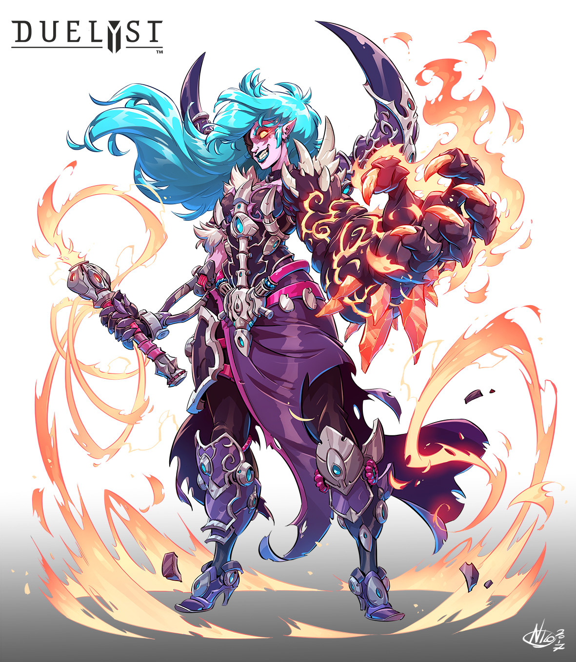 ArtStation - Generals Abyssian form Duelyst: Immortal Vanguard