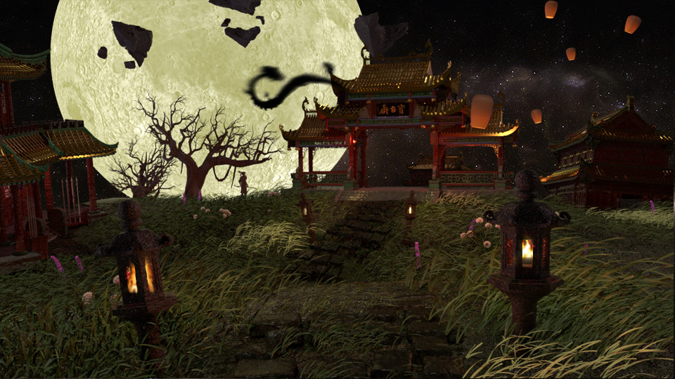 ArtStation - Moon island