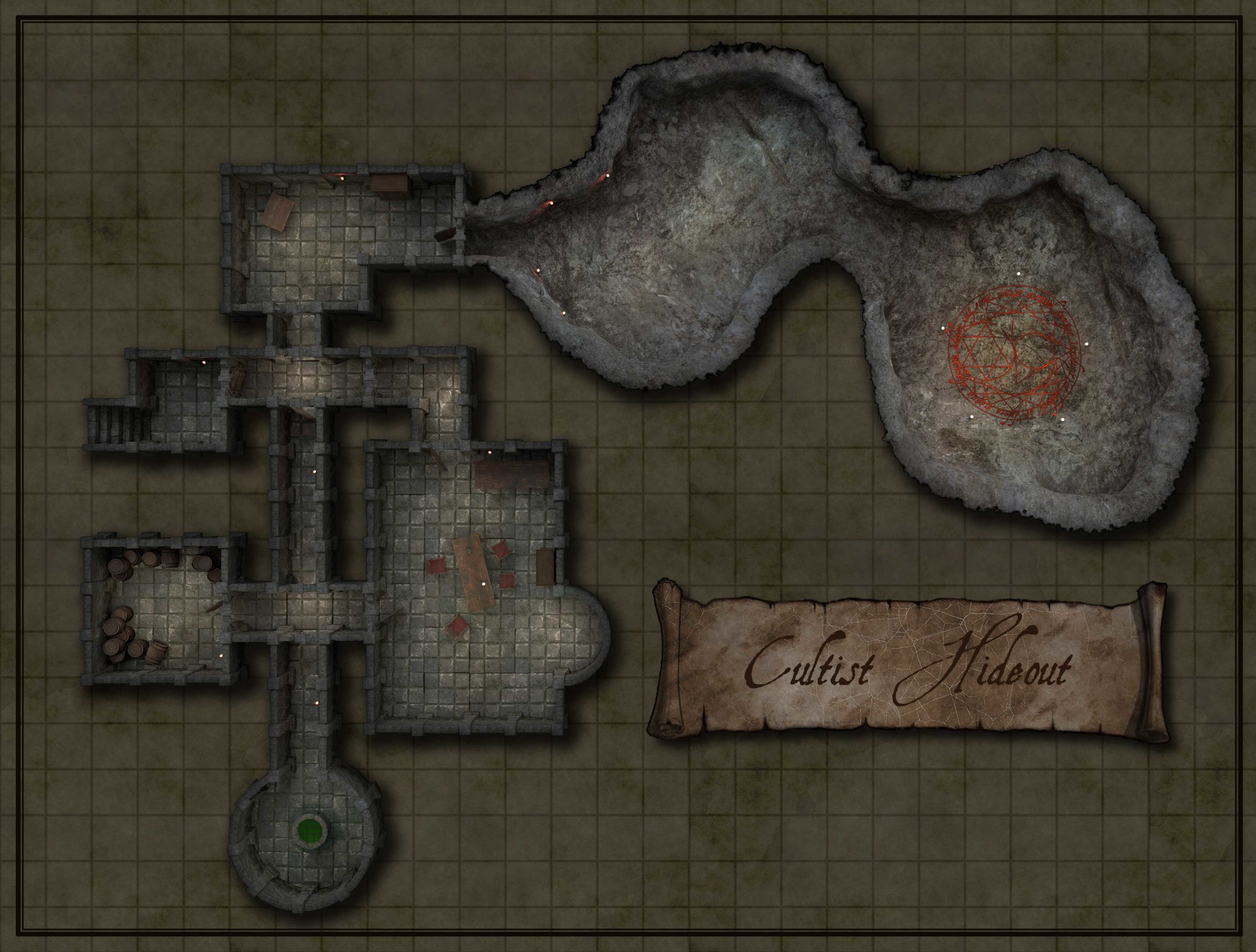 ArtStation - Cultist Hideout