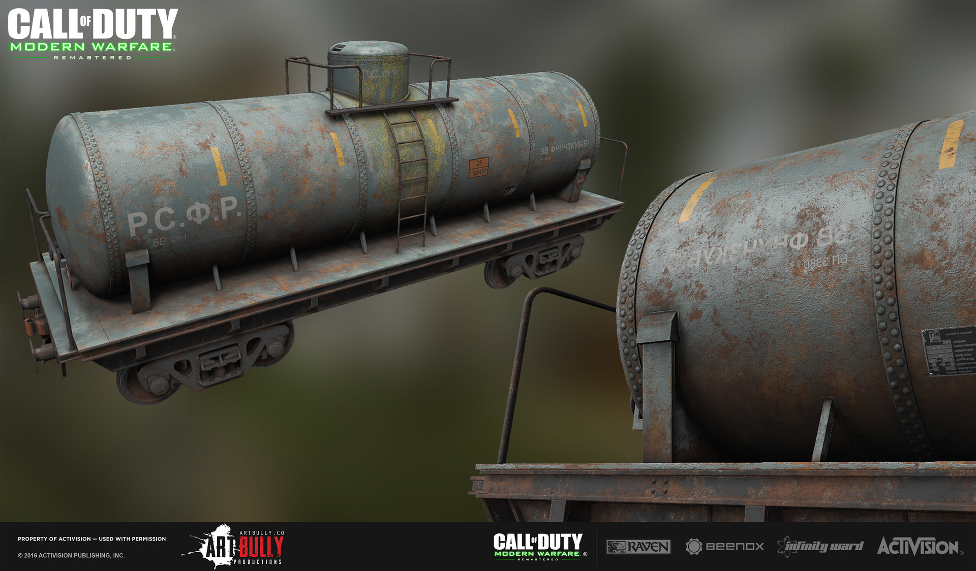 ArtStation - Call Of Duty: Modern Warfare Remastered Rail fuel-car