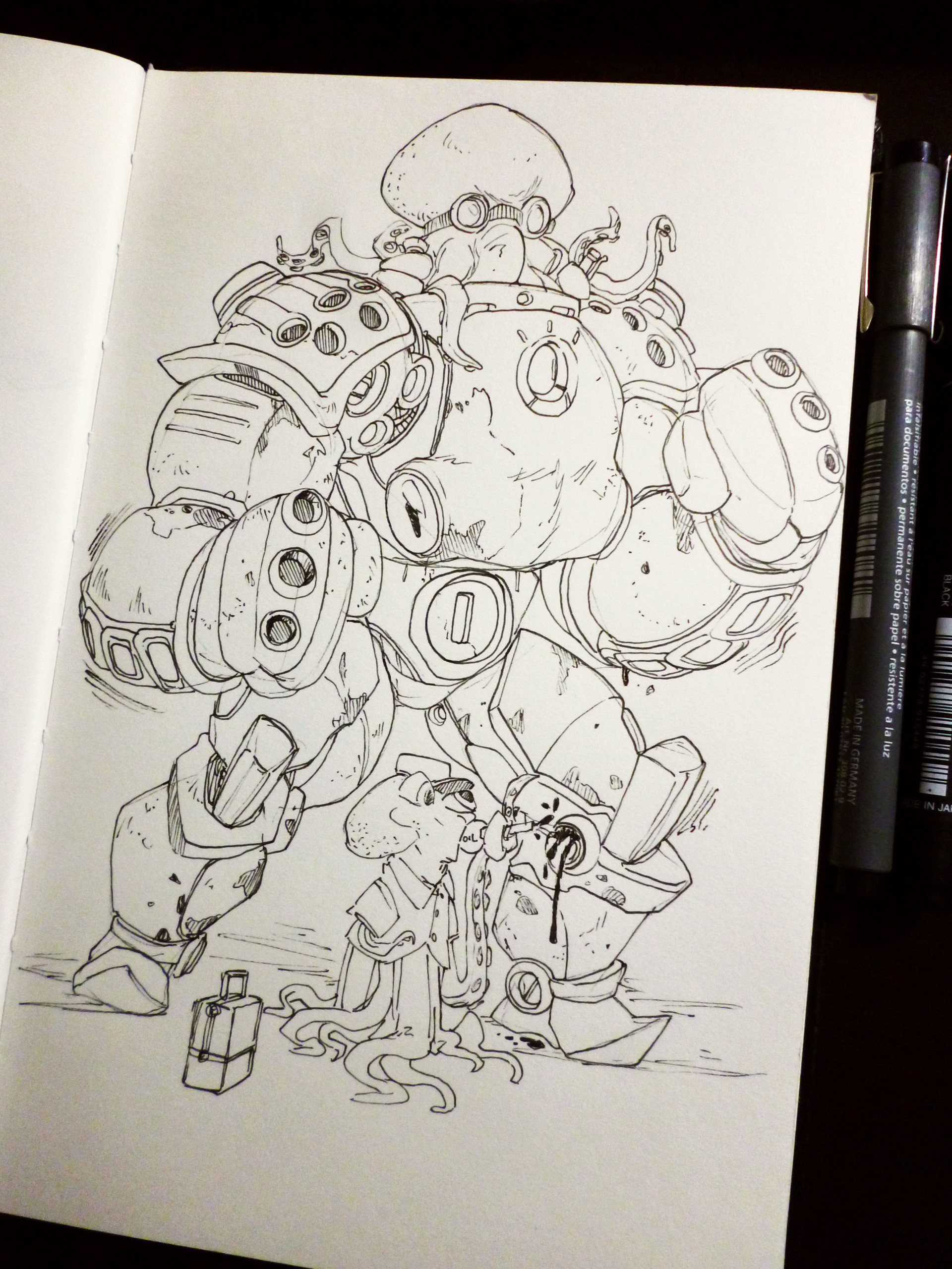 ArtStation - inktober2017 day26: Squeak